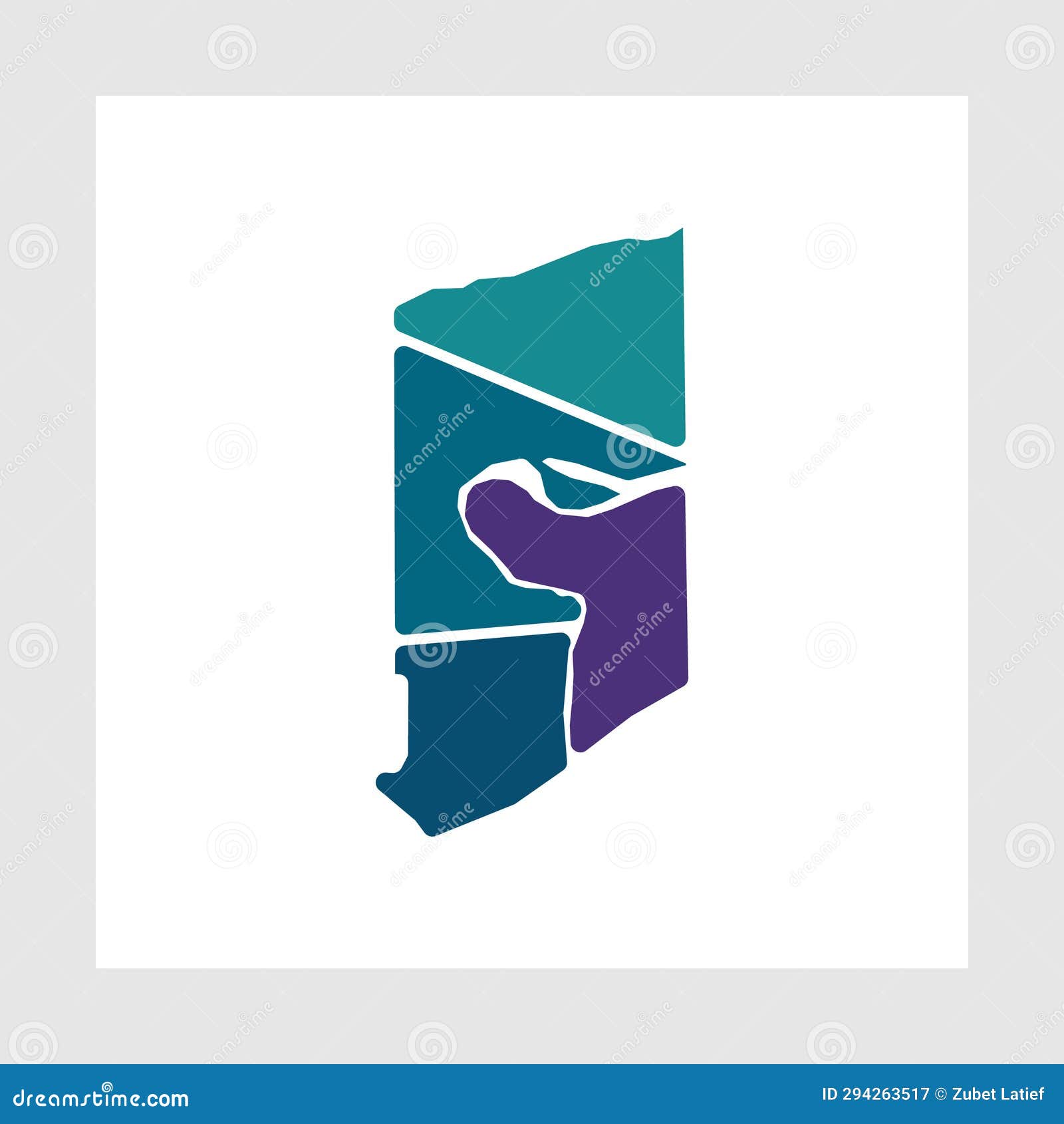 Busselton City Map Modern Creative Logo Stock Vector - Illustration of ...