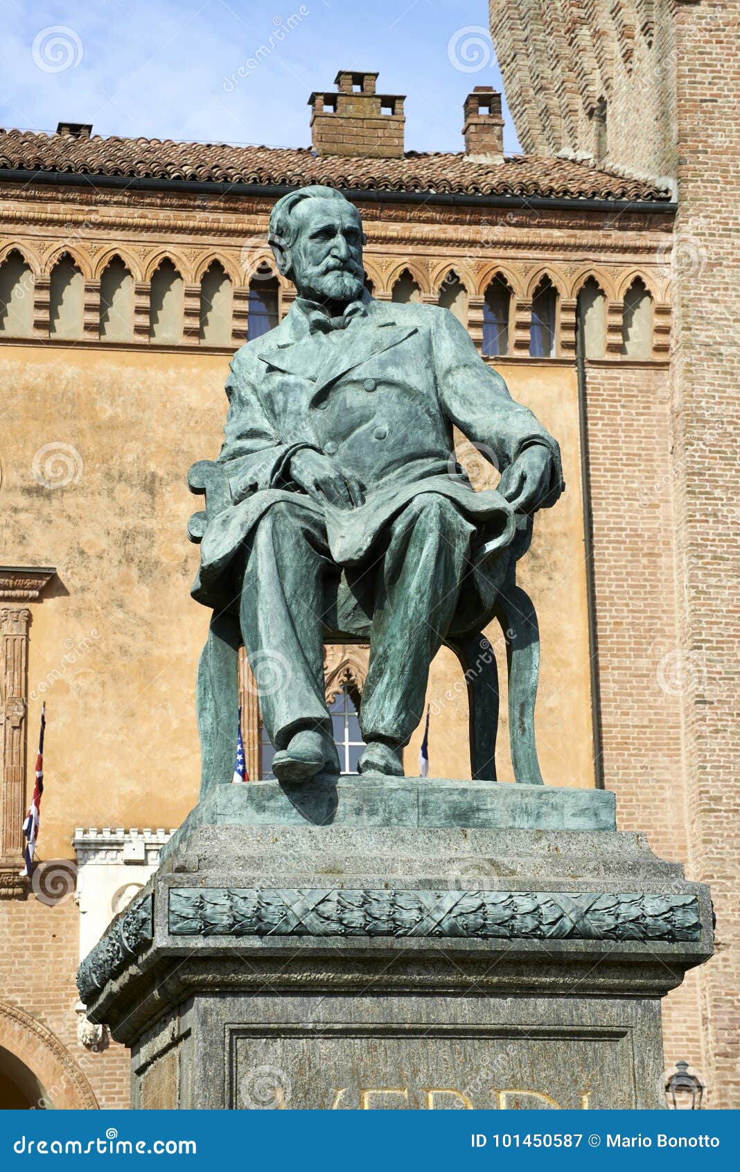 Busseto imagen de archivo. Imagen de celebridad, conmemorativo - 101450587