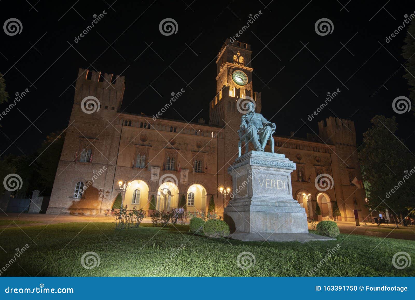 Busseto - Parma stock photo. Image of history, cathedral - 163391750