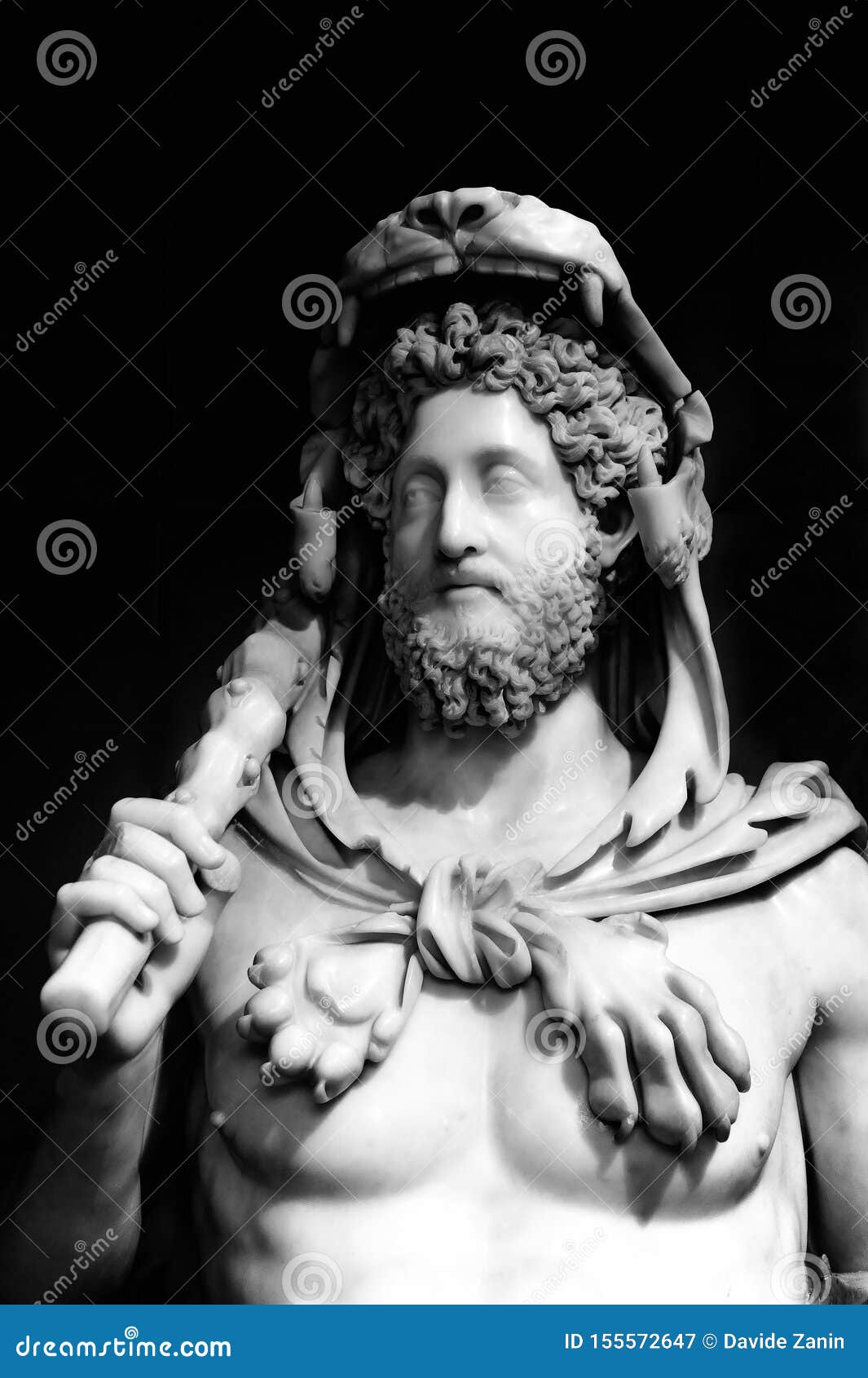 The Emperor Commodus As Hercules, Capitoline Museum, Rome Editorial ...