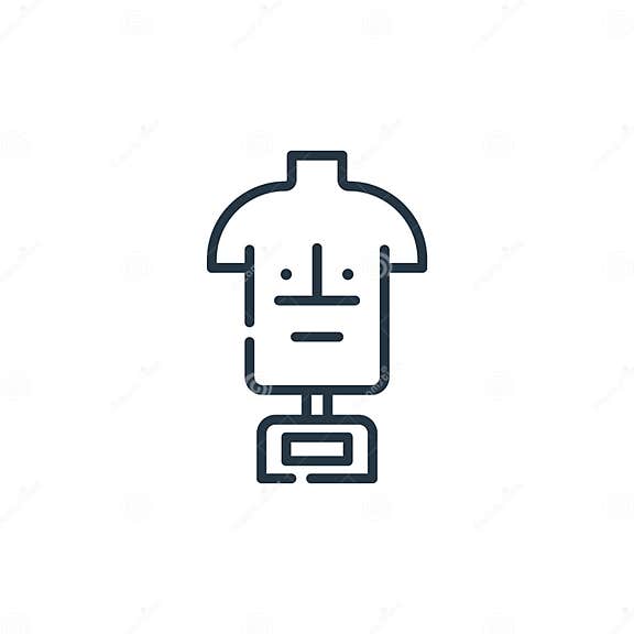 Bust Icon Vector from Museum Concept. Thin Line Illustration of Bust ...