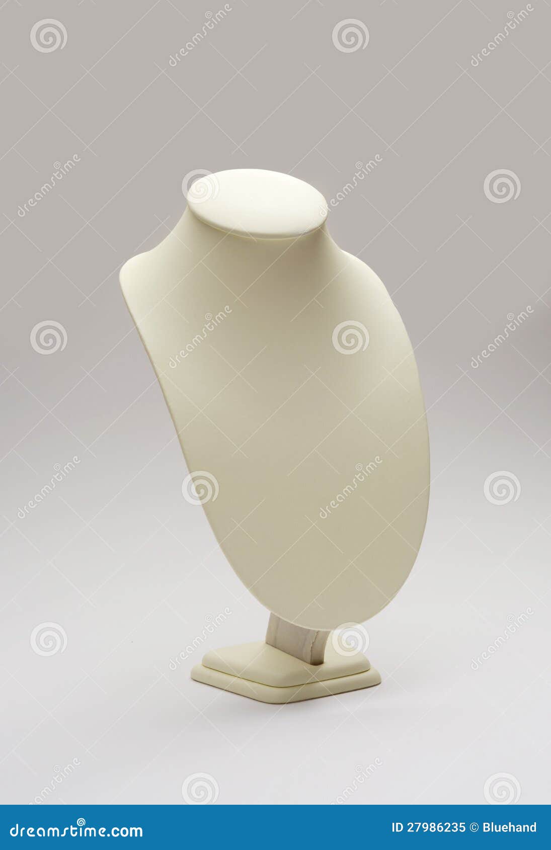 Bust Jewelry Display of Women Accessory Stock Image - Image of clear ...