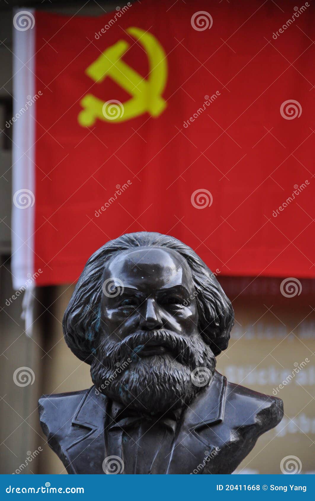 Bust of Karl Marx stock photo. Image of economist, republic - 20411668