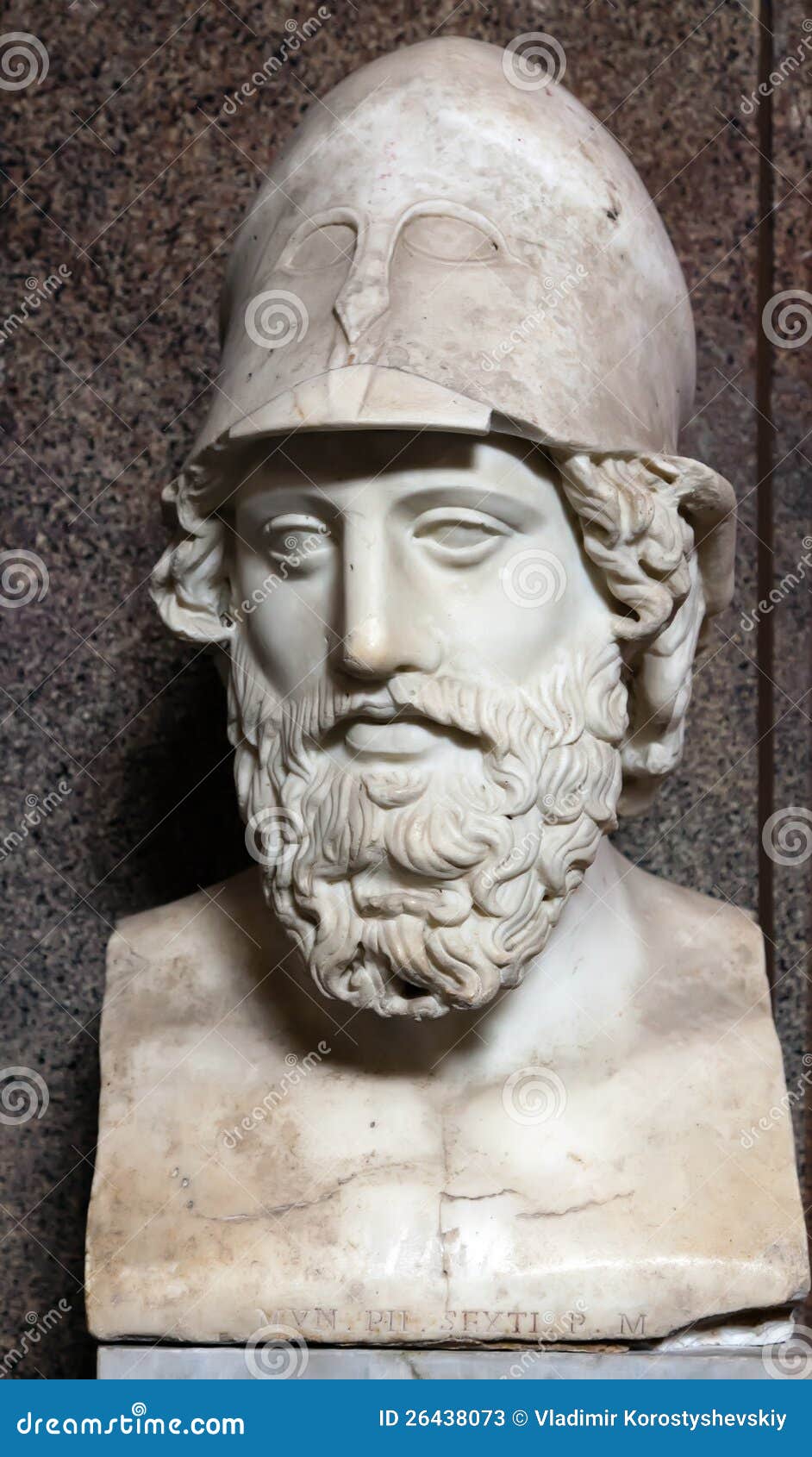 Bust of Pericles stock image. Image of greece, roman - 26438073