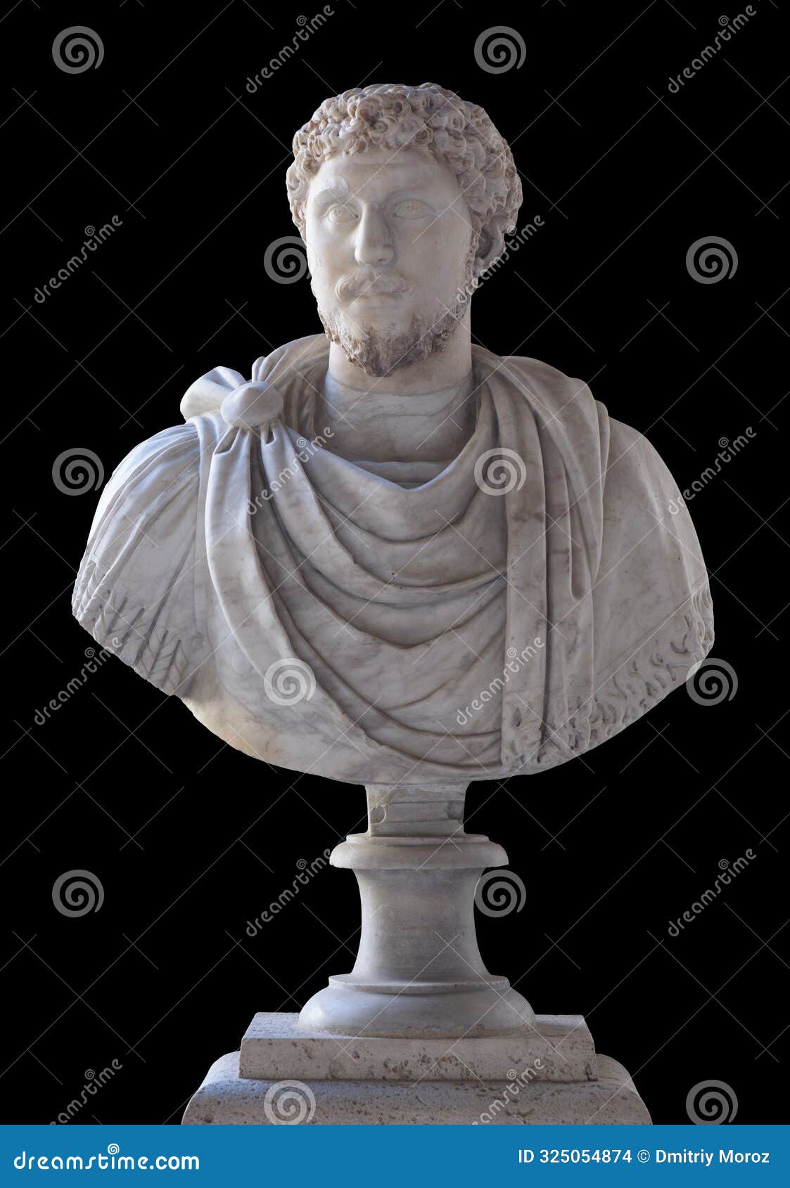Bust of Roman Emperor Commodus. Stock Photo - Image of culture, history ...