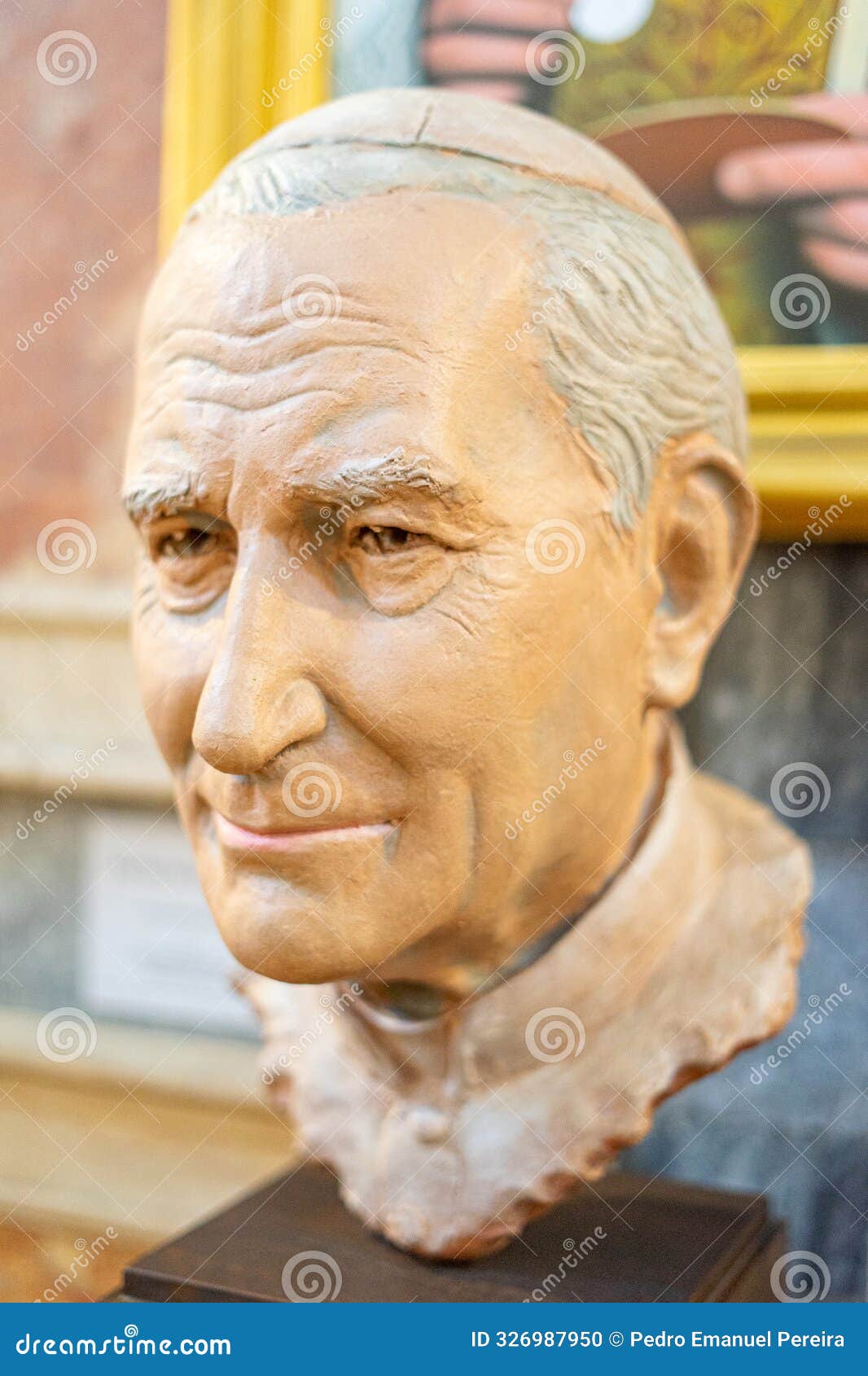 Bust, Super Realistic Statue of Pope John Paul II Editorial Image ...