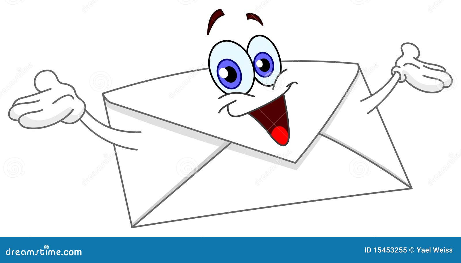Busta illustrazione vettoriale. Illustrazione di contatto - 15453255