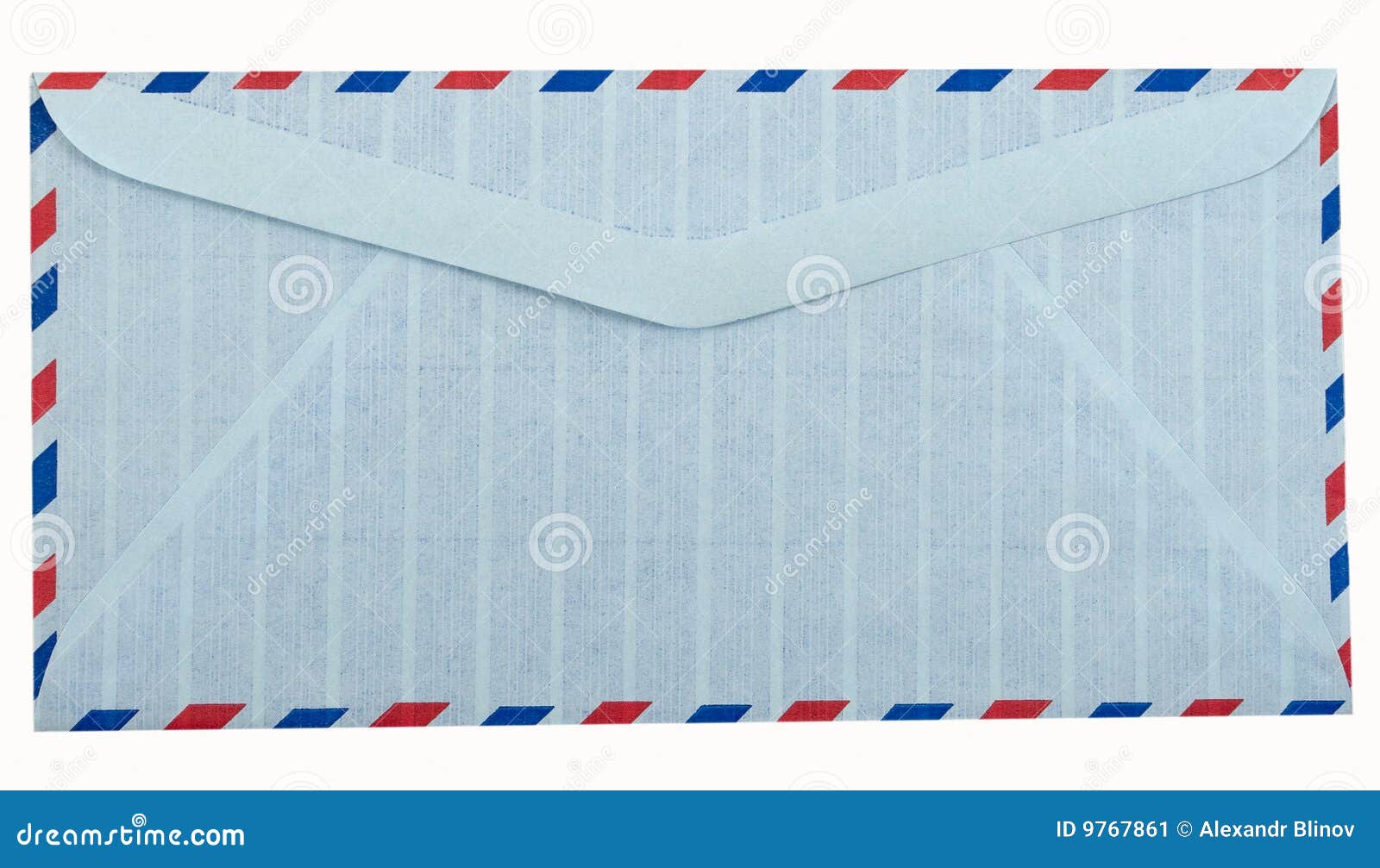 Busta Della Lettera Di Posta Aerea Immagine Stock - Immagine di ...