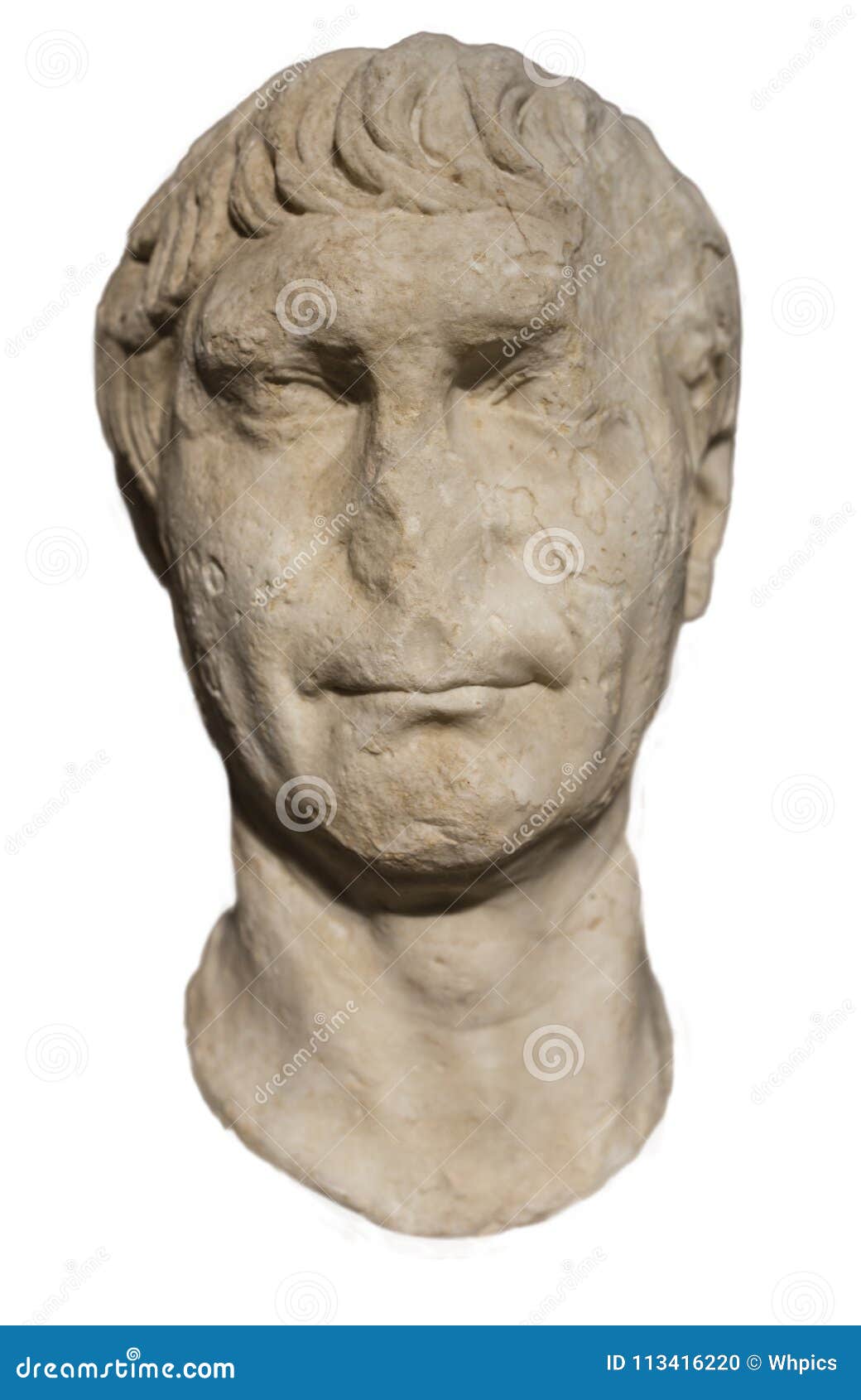 Buste Romain Antique D'empereur De Trajan Image éditorial - Image du ...