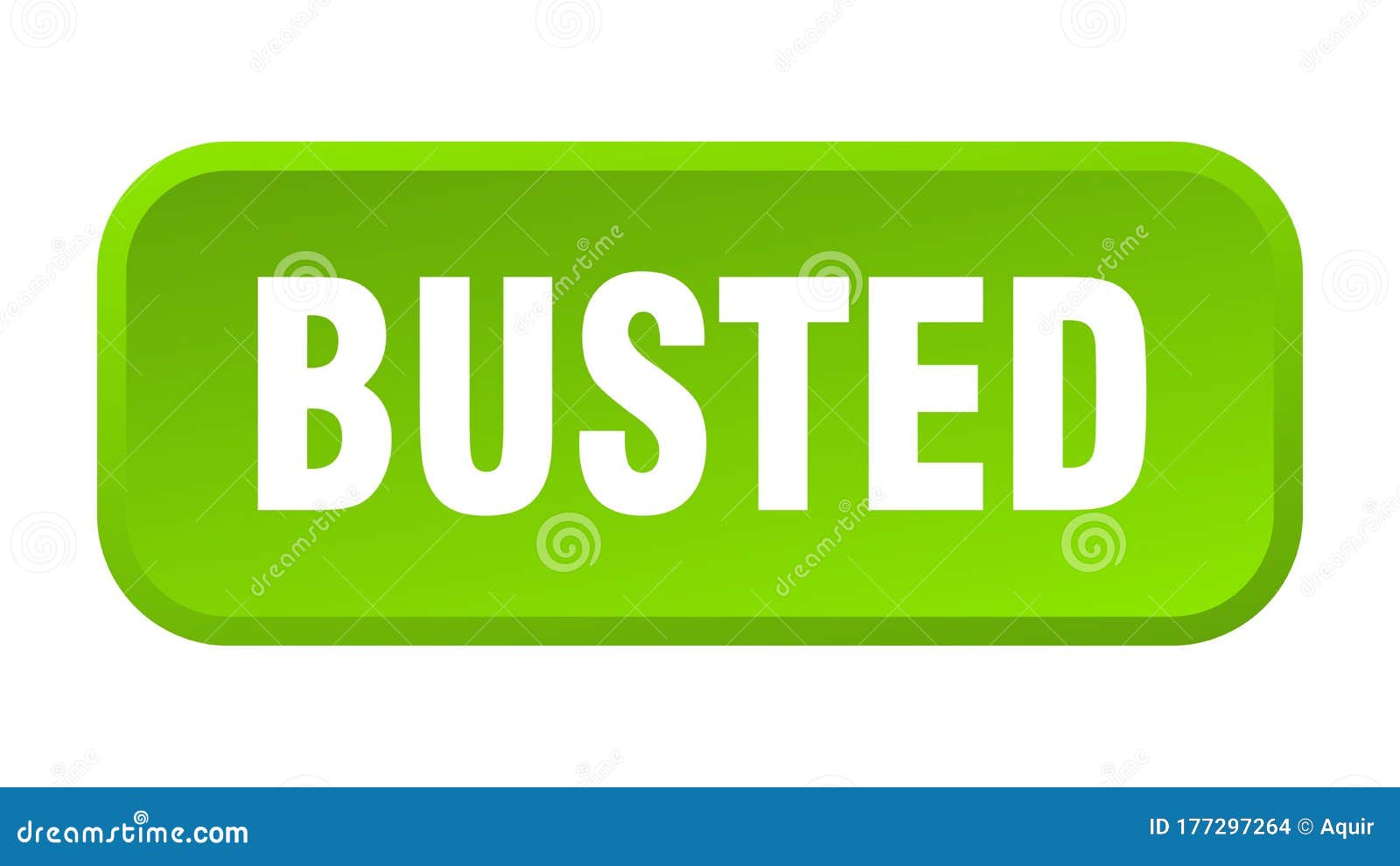 Busted Button. Busted Square 3d Push Button Stock Vector - Illustration ...
