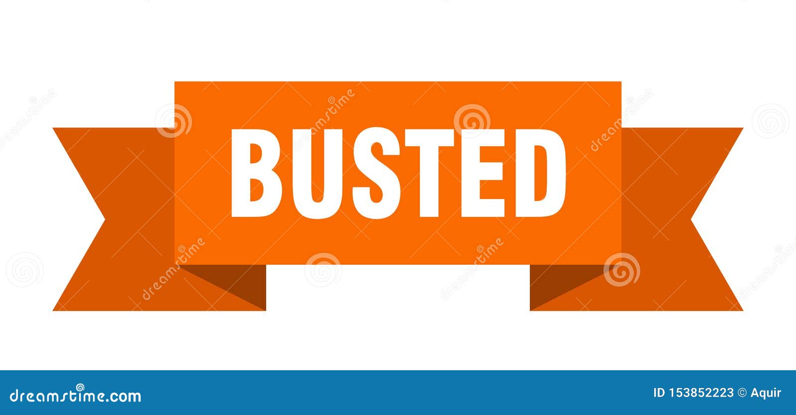 Busted ribbon. stock vector. Illustration of isolated - 153852223