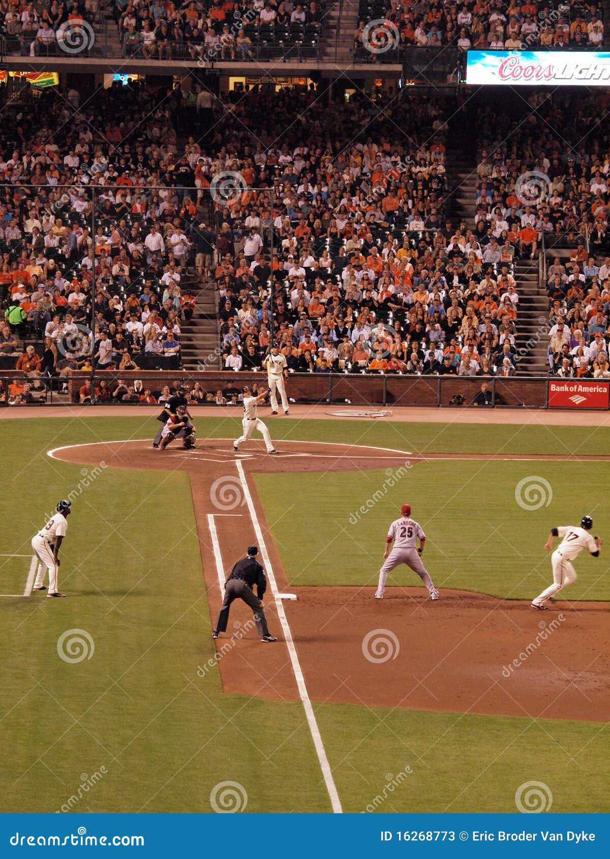 Buster Posey Connects with Pitch, Huff Takes Off Editorial Stock Photo ...