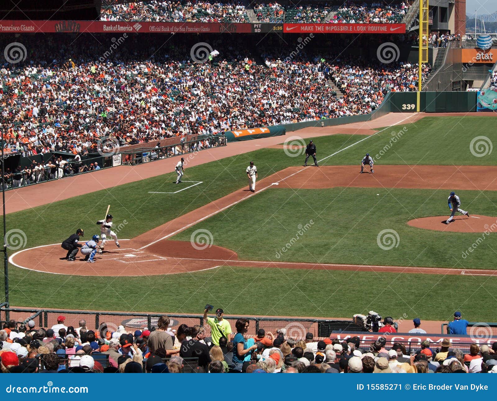 Buster Posey Waits for Pitch from Cubs Randy Wells Editorial Photo ...