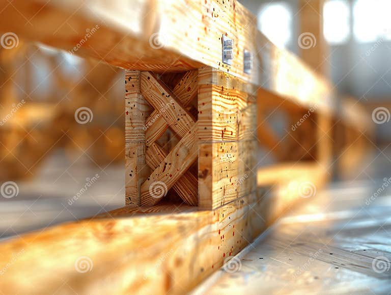 Interconnected Timber Beams Form Architectural Framework on Busy ...