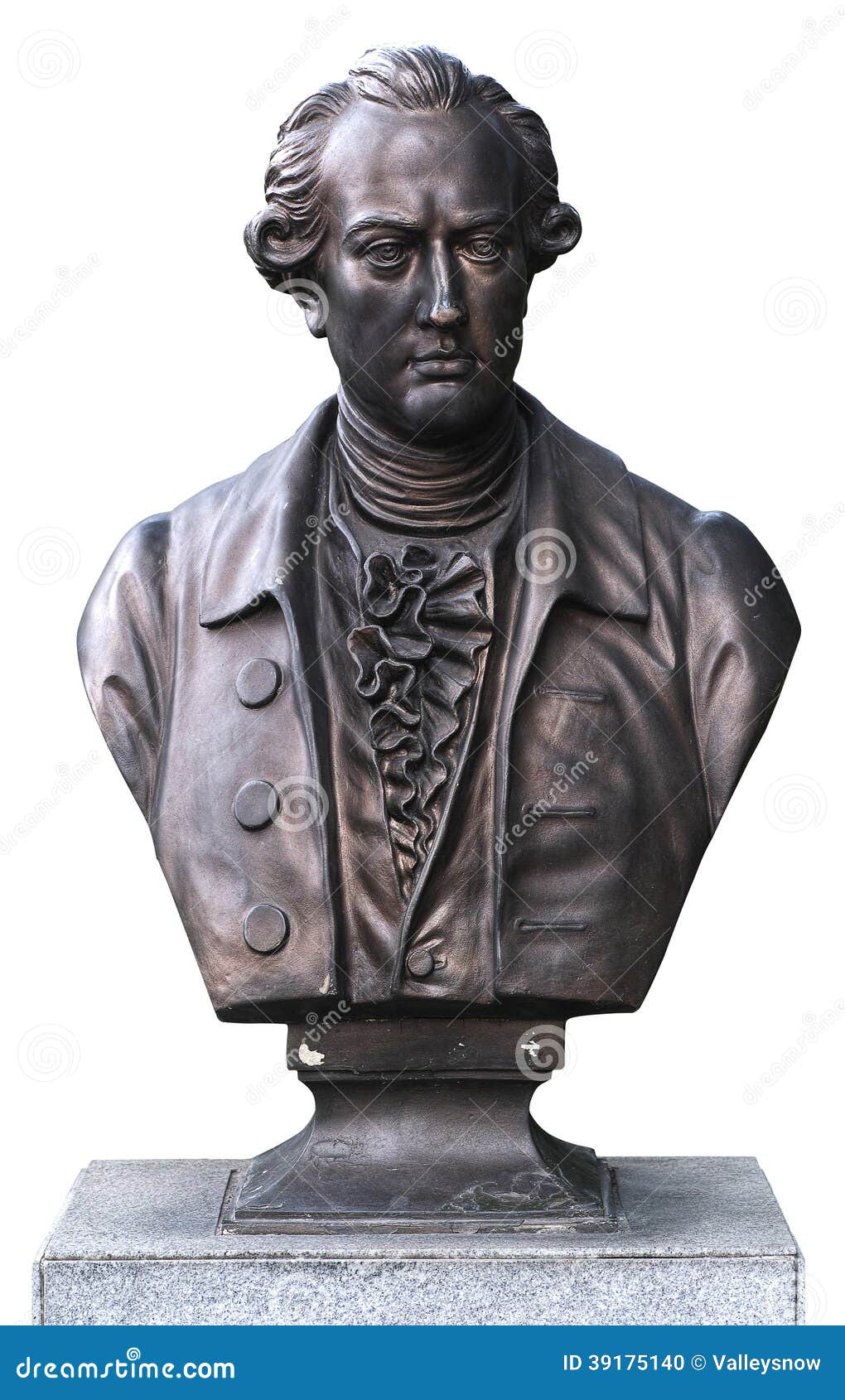 Busto De Bronze Do Isolado De Goethe Foto de Stock - Imagem de ...