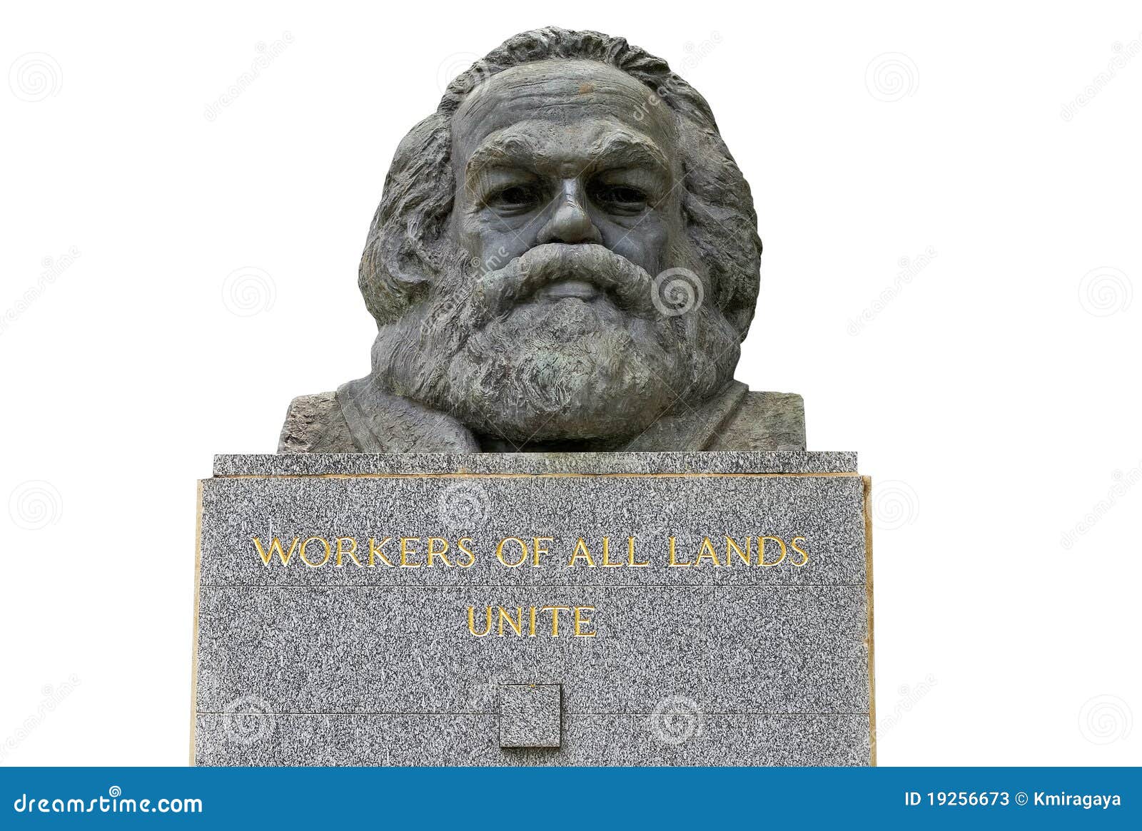 Busto De Karl Marx En El Cementerio De Highgate Imagen de archivo ...