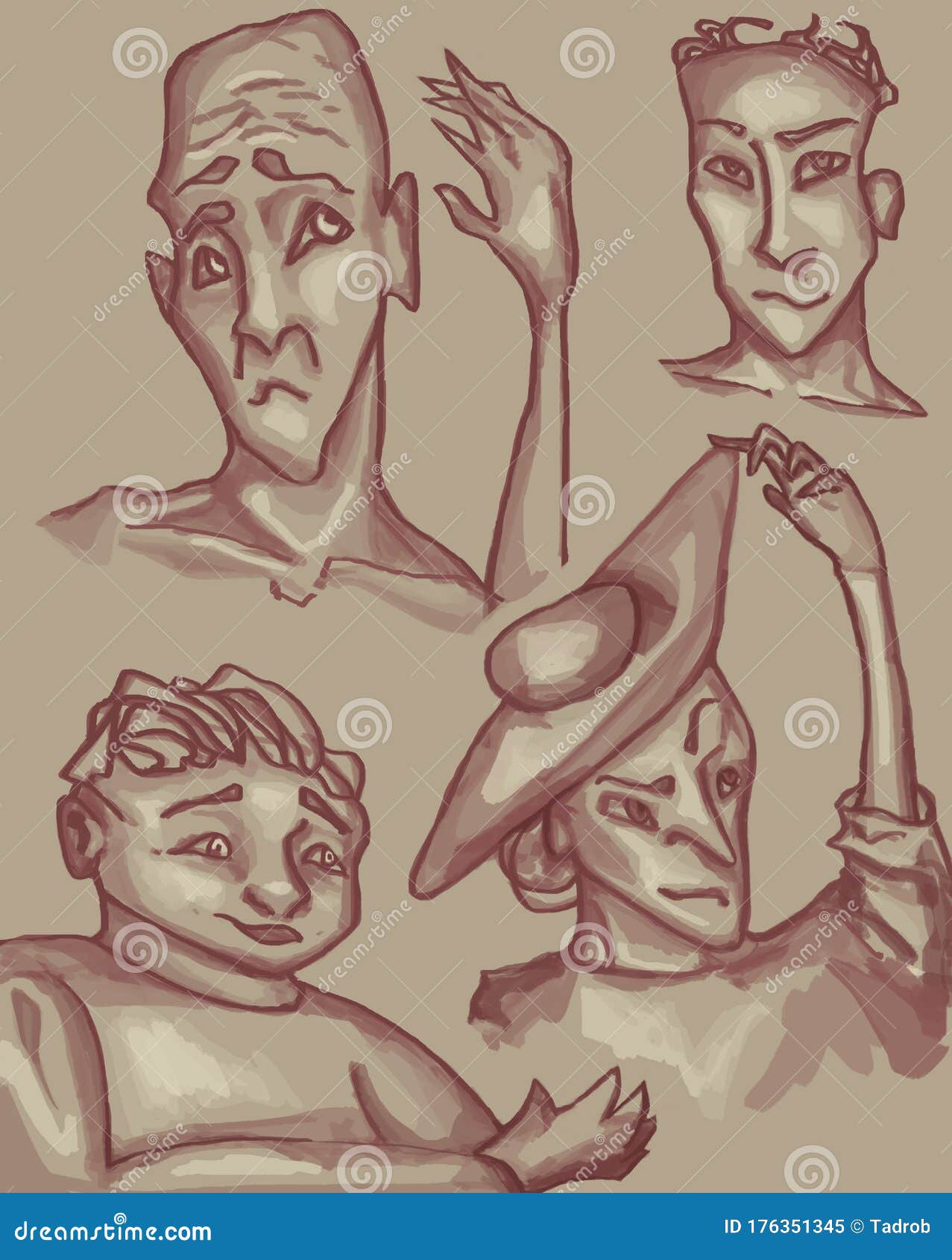 Busts Cartoons, Illustrations & Vector Stock Images - 355 Pictures to ...