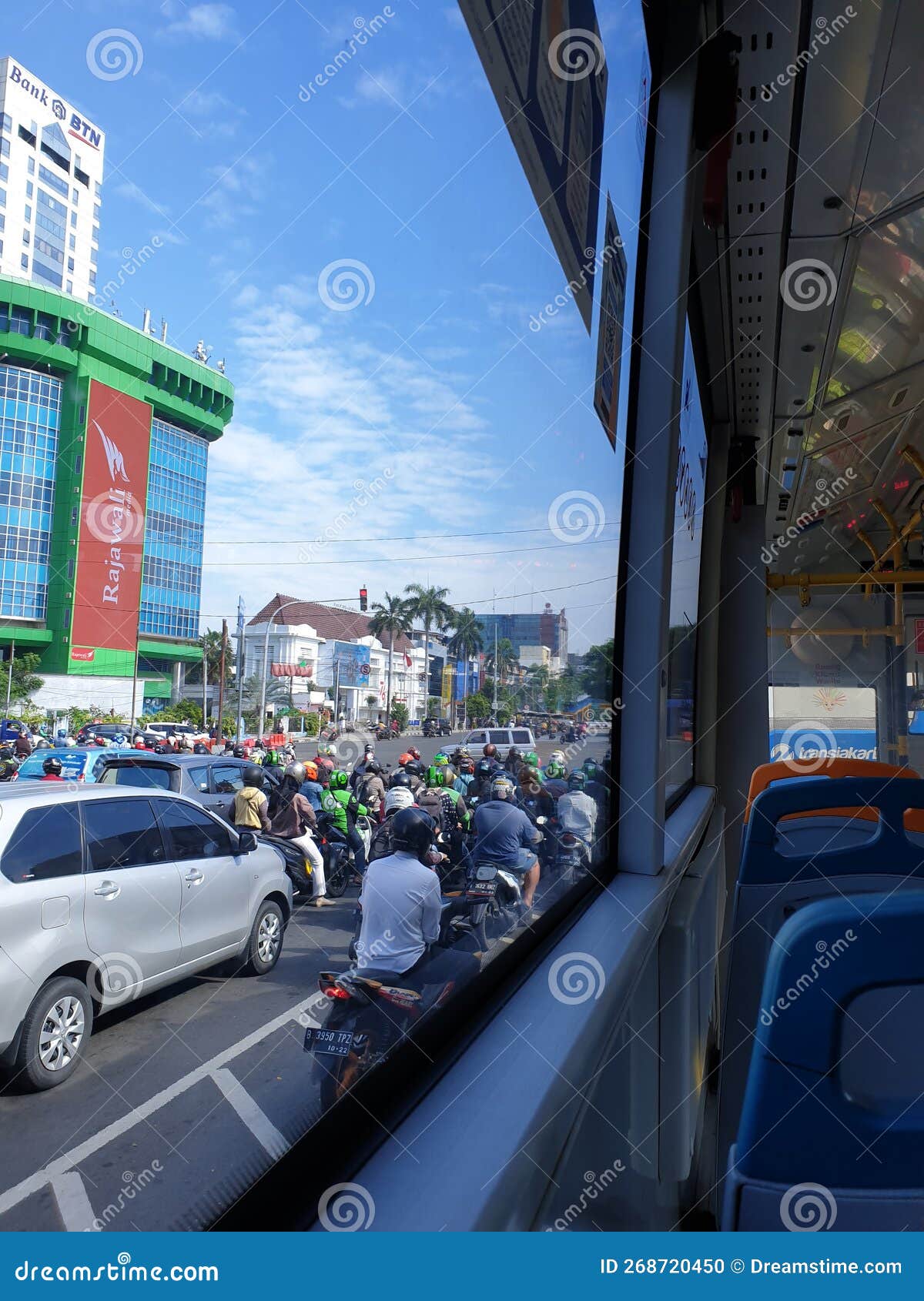 On the Busway at Jakarta City Editorial Image - Image of machine, city ...