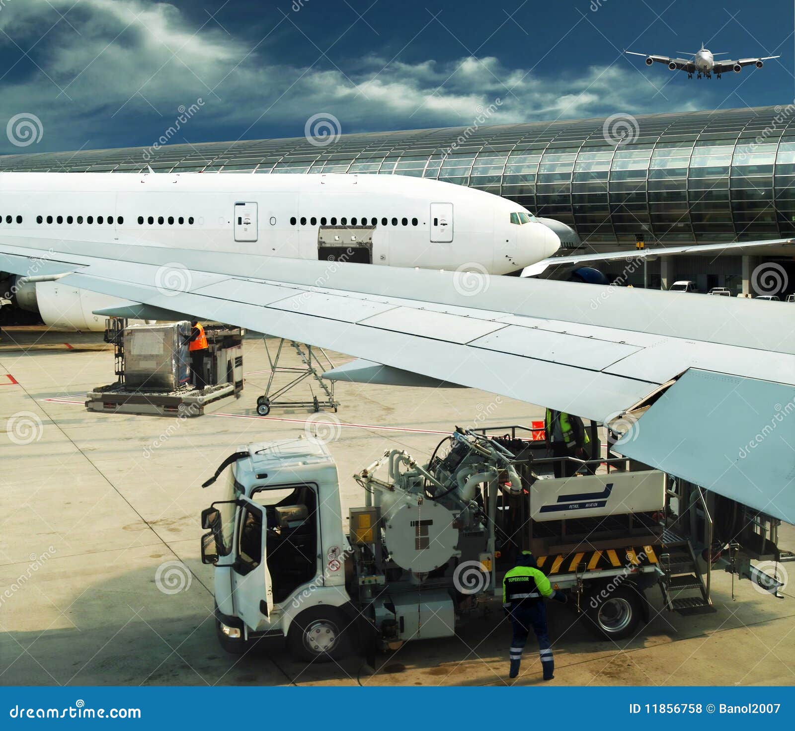 Busy airport. stock photo. Image of conductor, busy, aviation - 11856758