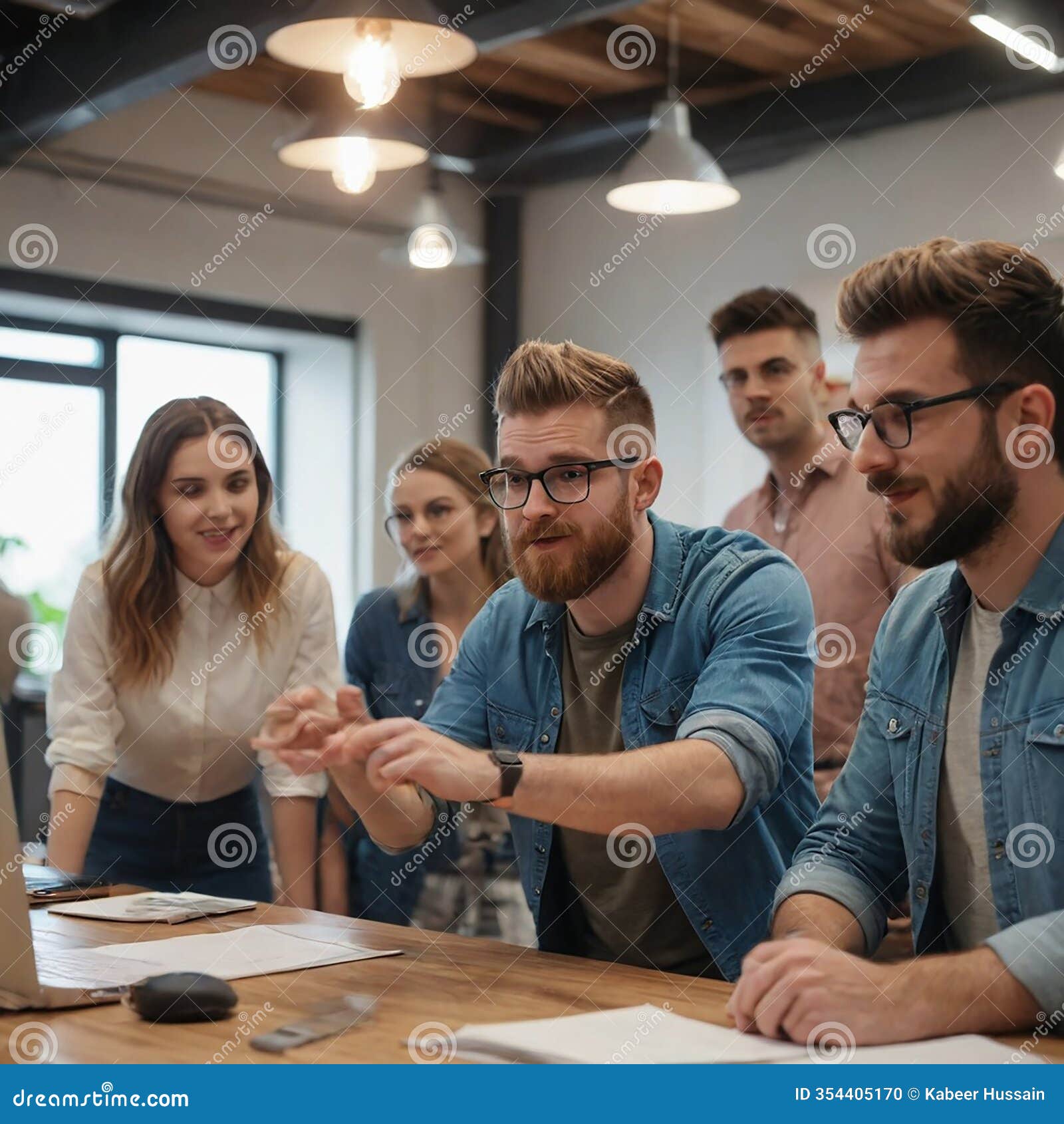 Busy Analyst Team in Office Analyzing Financial Data Analysis for ...
