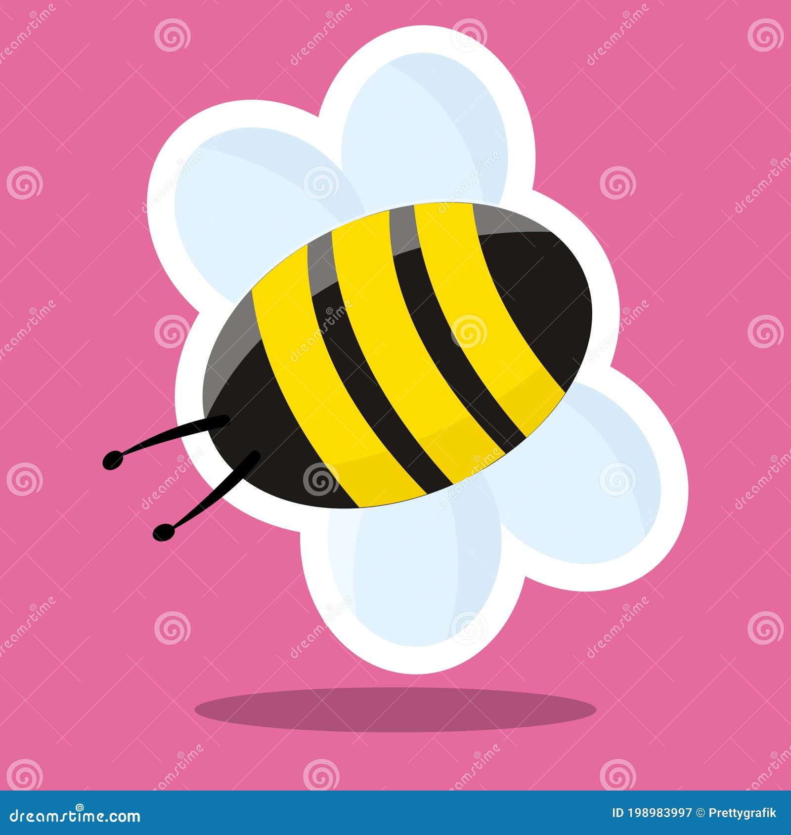 Busy bees bee 02 stock vector. Illustration of bees - 198983997
