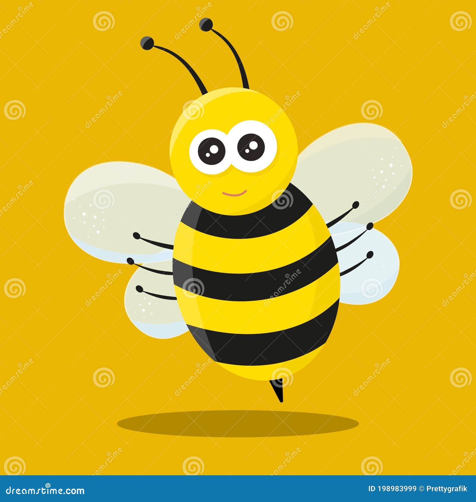 Busy Bees Building Honeycomb With Room For Text On Background Stock ...