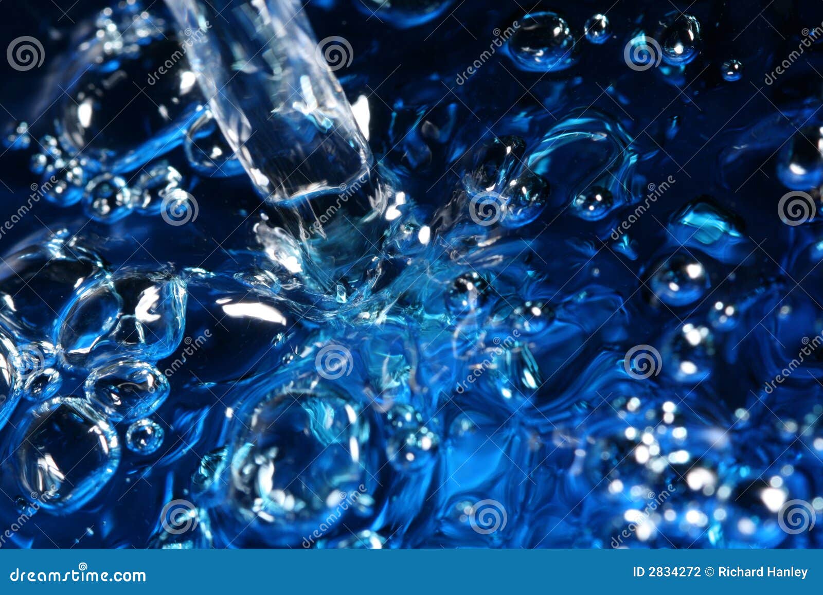 Busy blue water stock photo. Image of bubbles, refreshing - 2834272