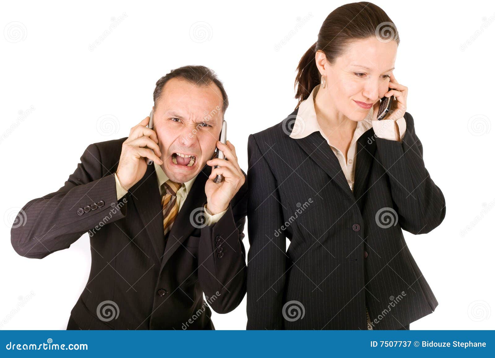 Busy business stock image. Image of phoning, corporate - 7507737