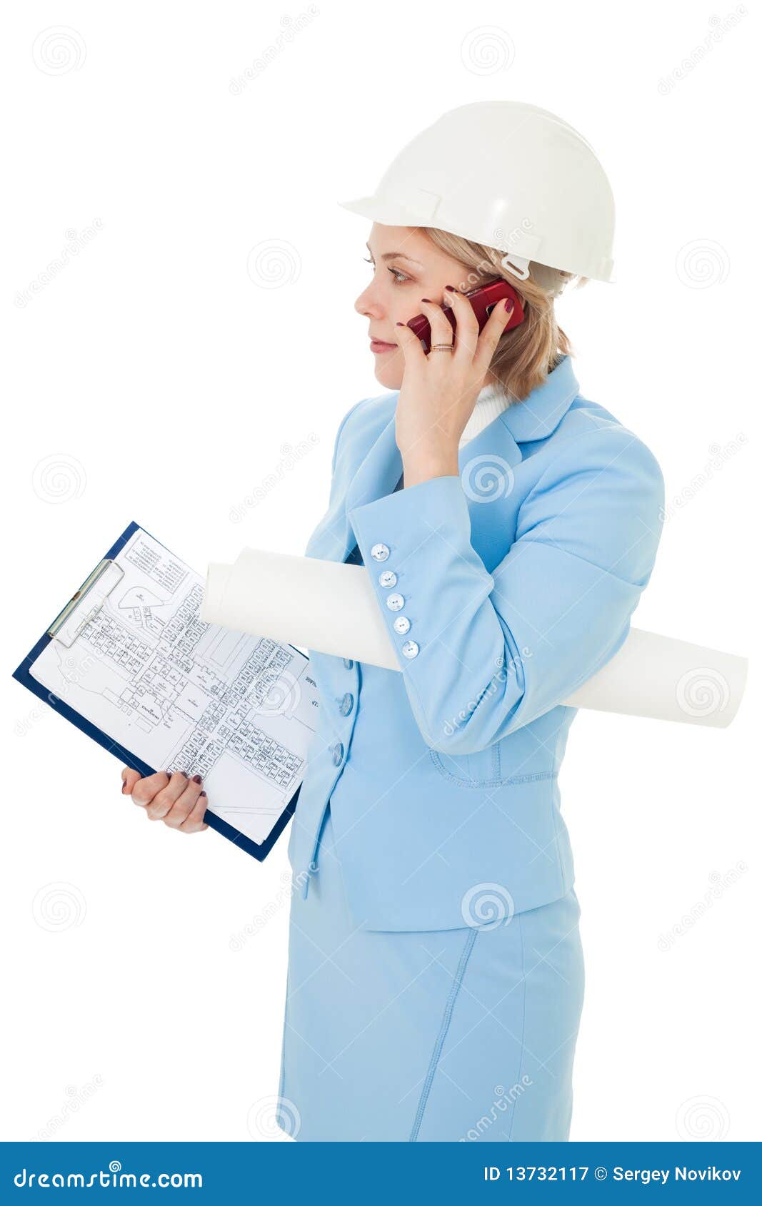 Busy Civil Engineer Mess Up Office Table. Royalty-Free Stock ...