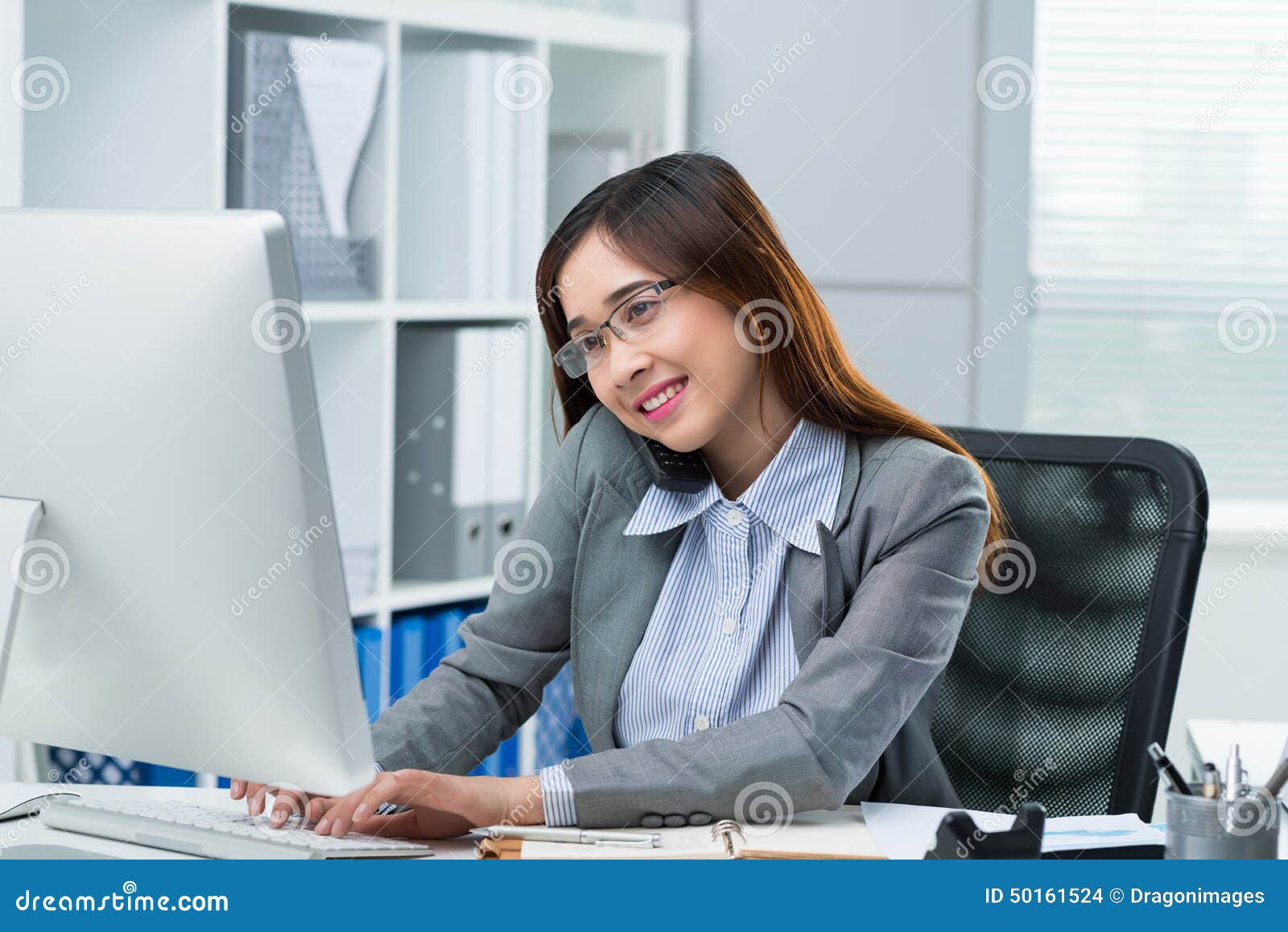 Busy business lady stock photo. Image of executive, financial - 50161524
