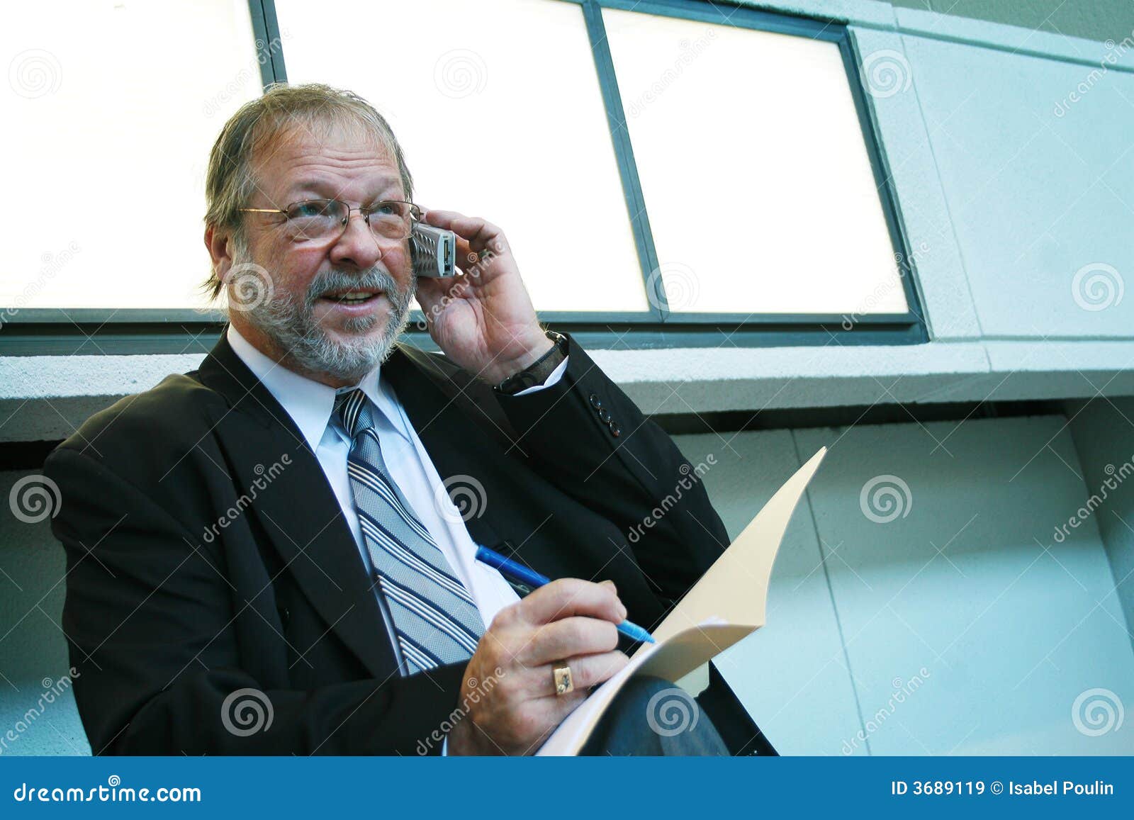 Busy business man stock image. Image of blue, confidence - 3689119