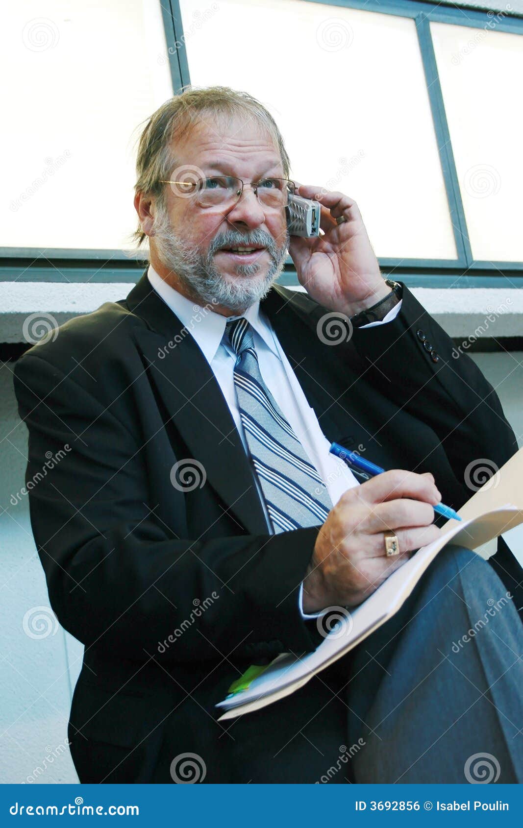 Busy business man stock photo. Image of glasses, executive - 3692856