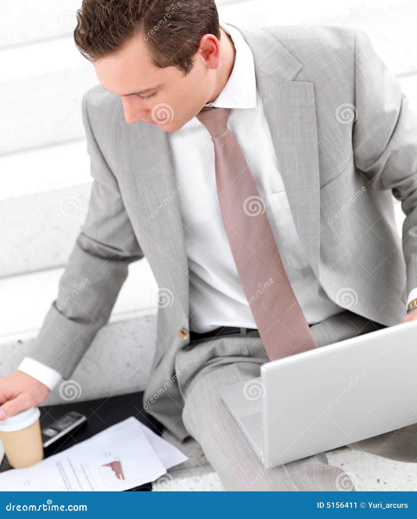 Busy business man working stock image. Image of occupation - 5156411