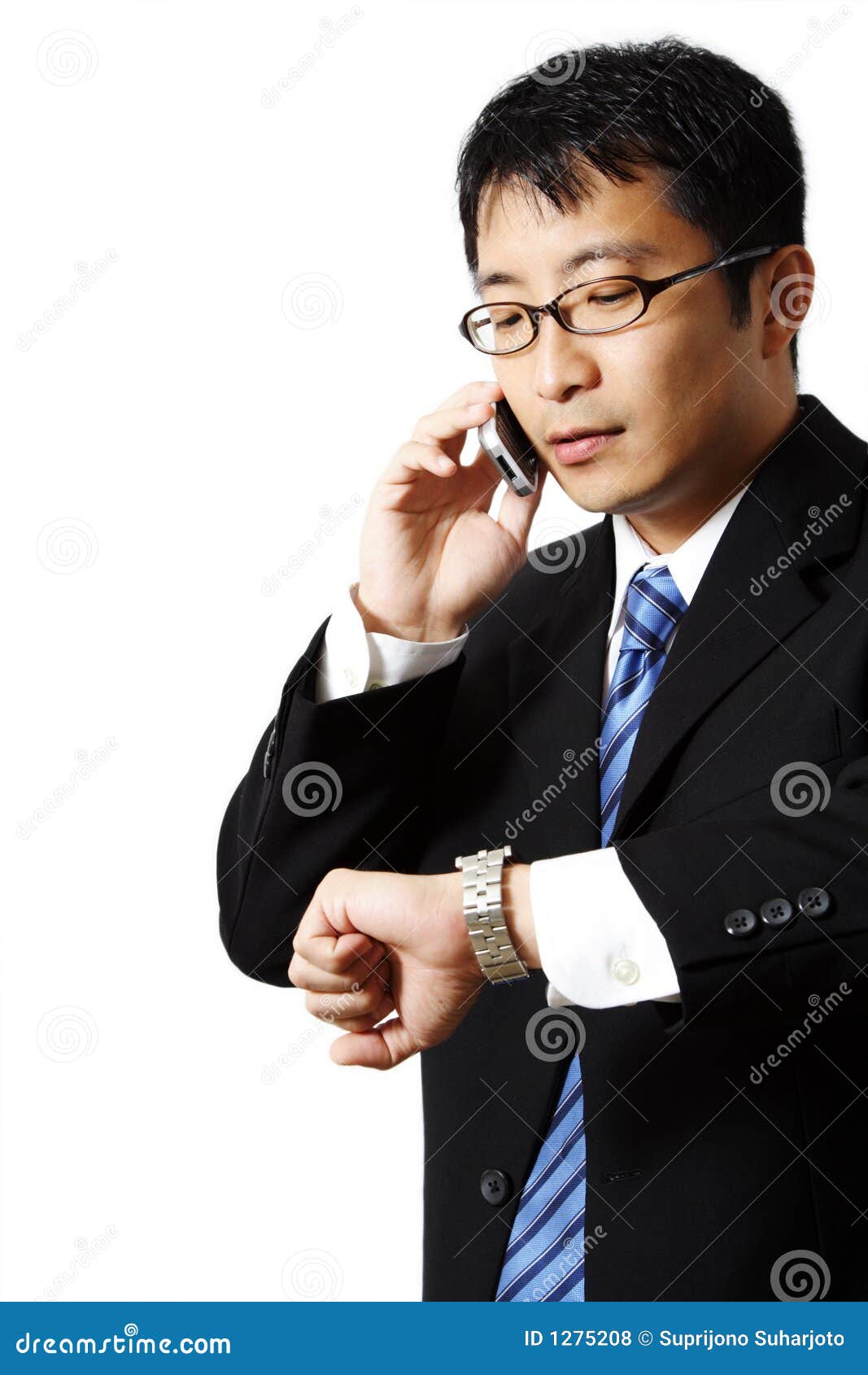 Busy businessman stock photo. Image of handsome, communication - 1275208