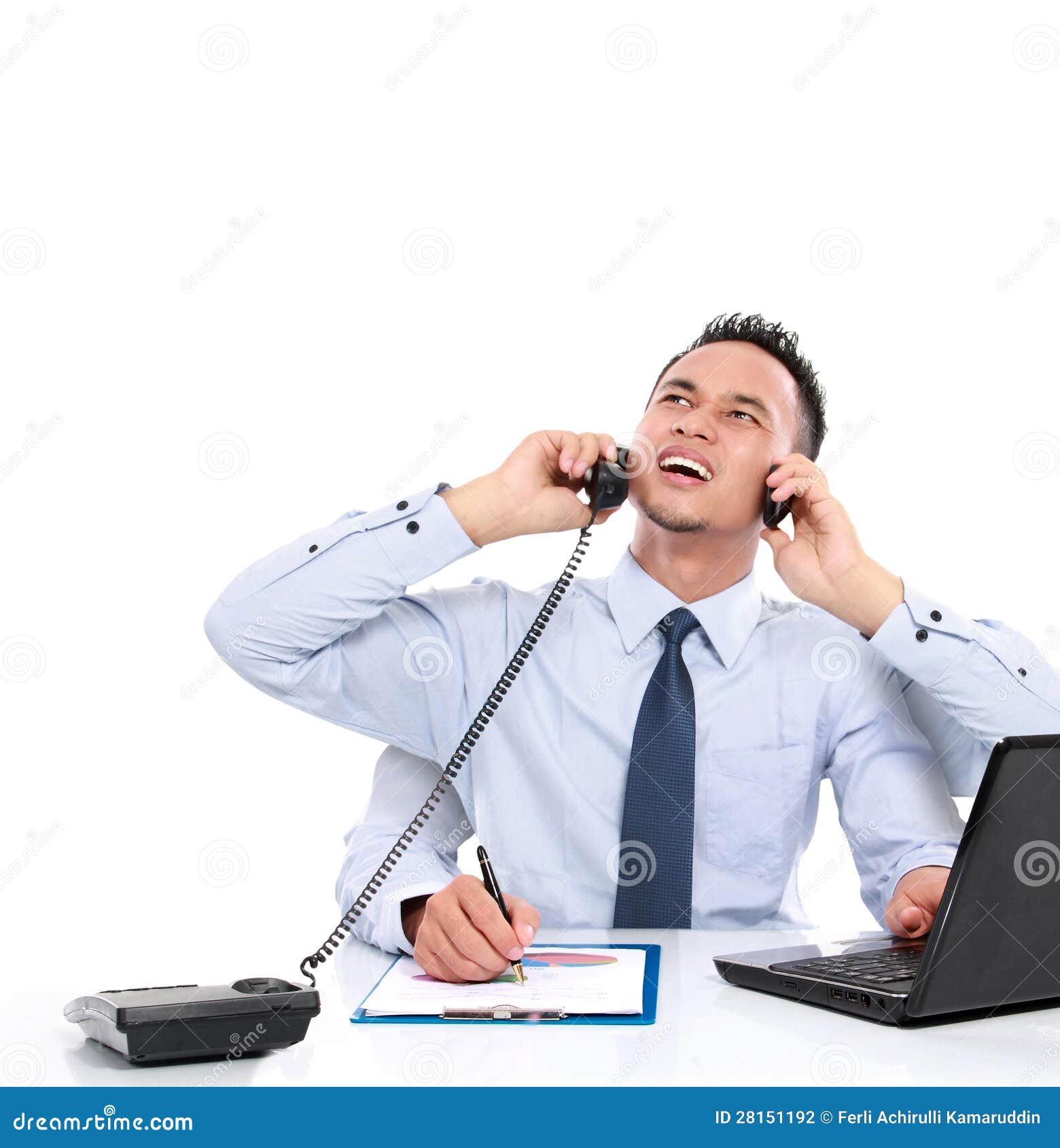 Busy Businessman stock photo. Image of employee, conceptual - 28151192