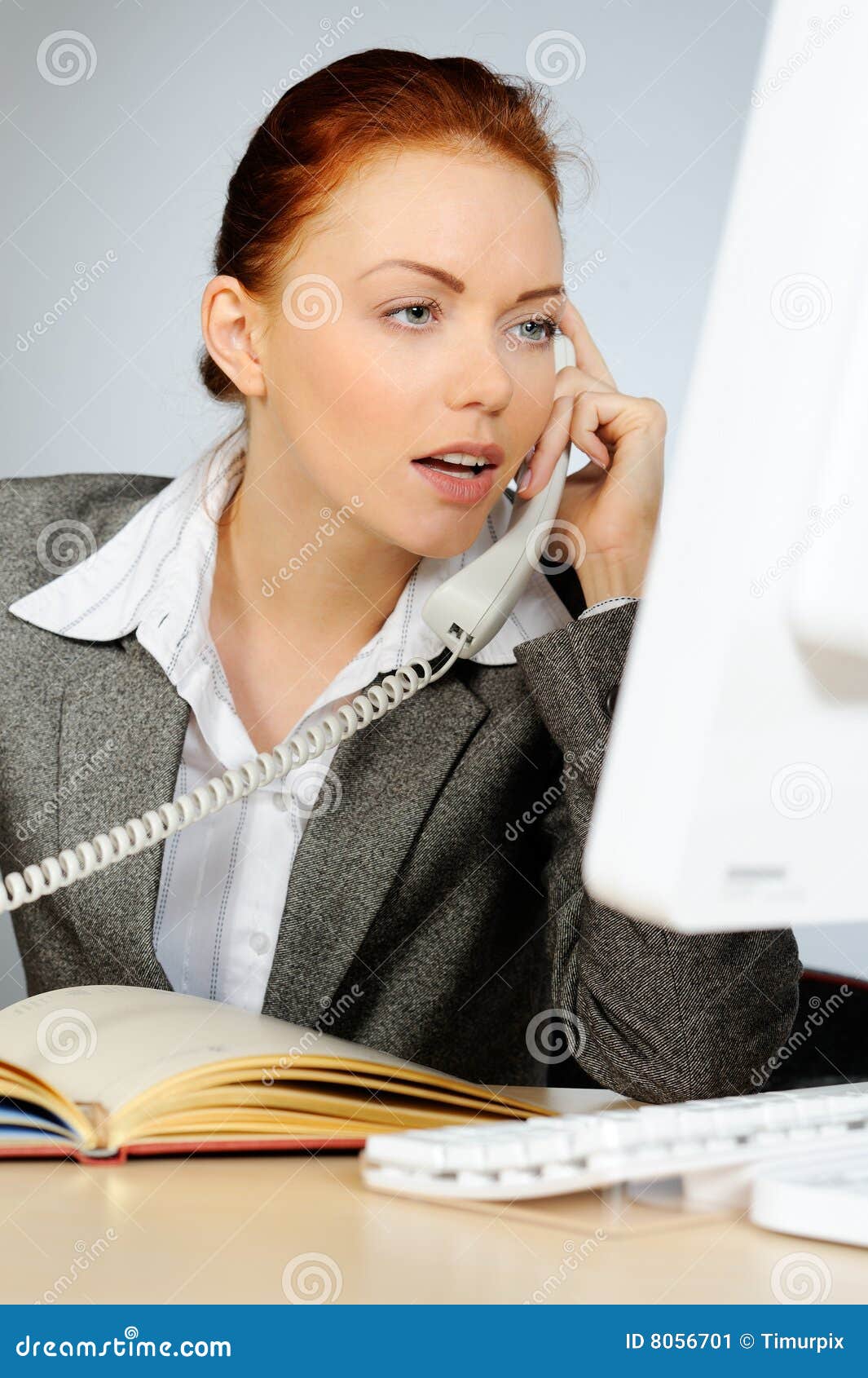 Busy businesswoman stock image. Image of corporate, professional - 8056701