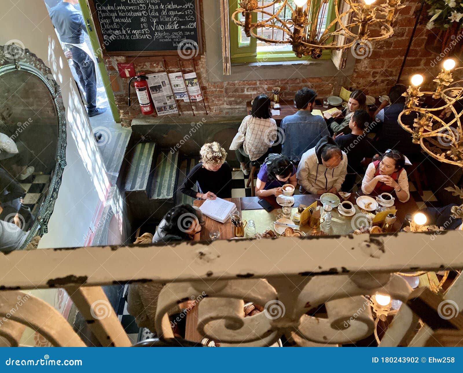 Busy Cafe editorial photography. Image of contemporary - 180243902