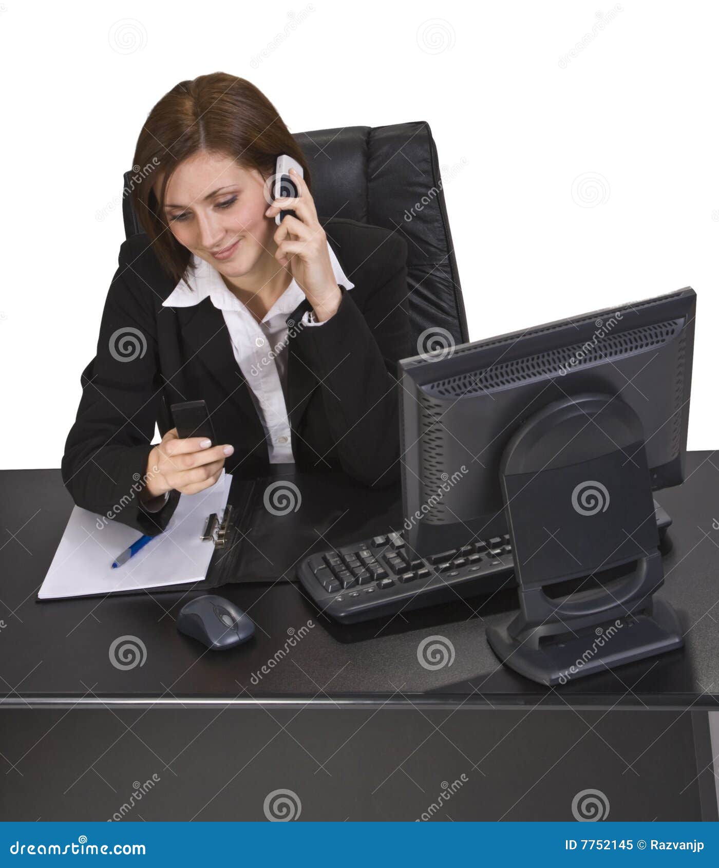 Busy call stock image. Image of busy, feminine, office - 7752145
