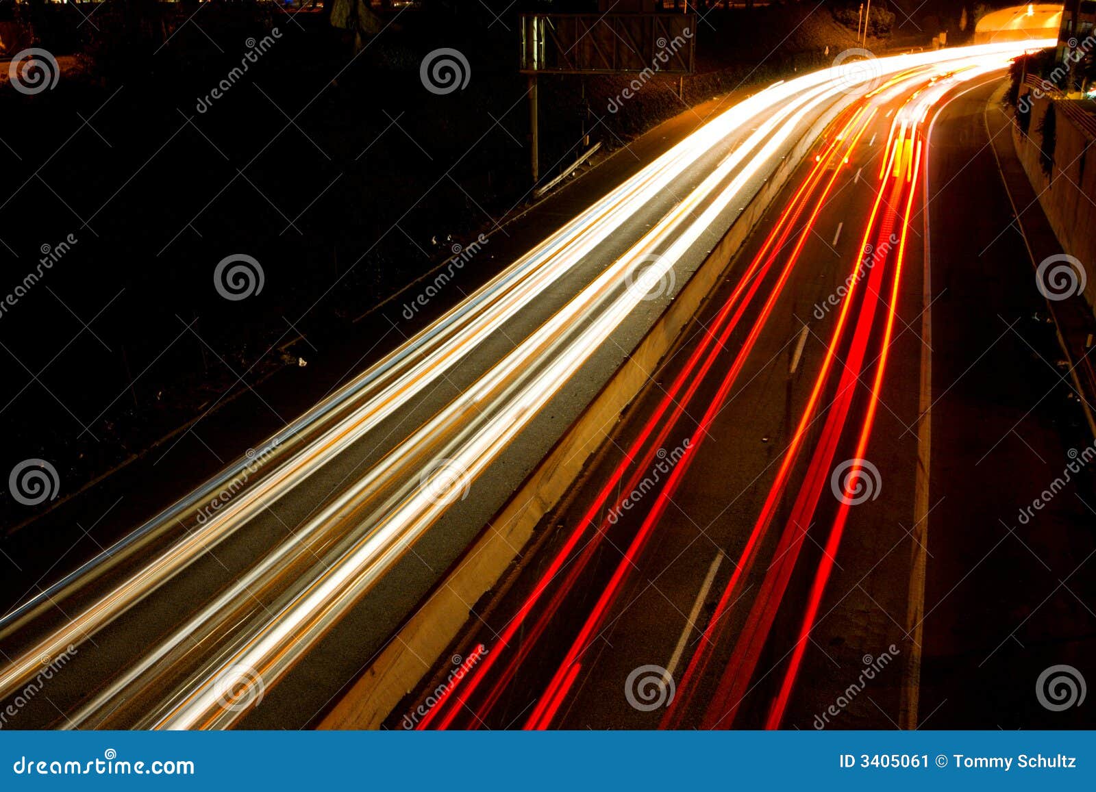 Busy commuter freeway stock image. Image of panel, city - 3405061