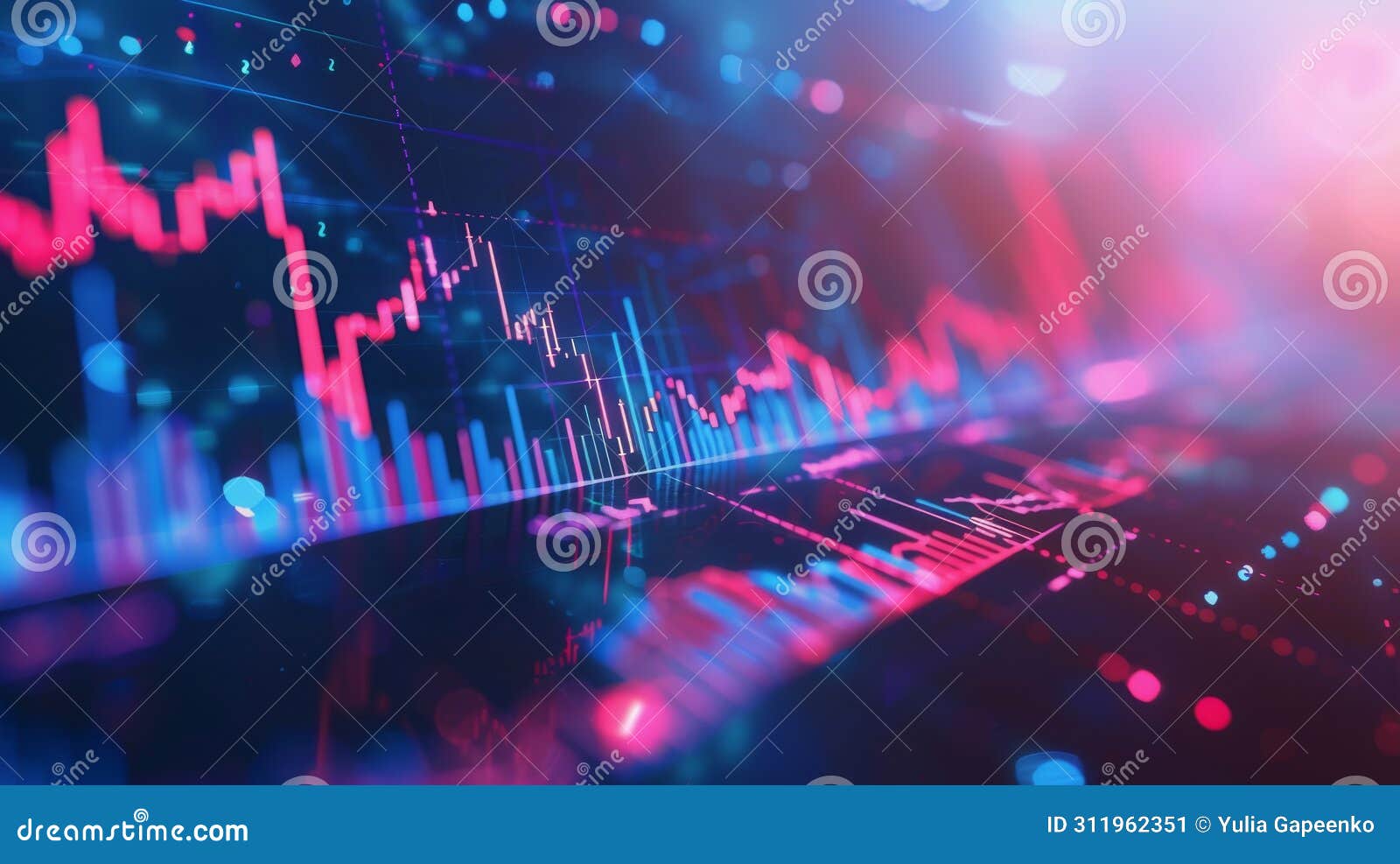 Busy Computer Screen with Numerous Arrows Stock Image - Image of ...