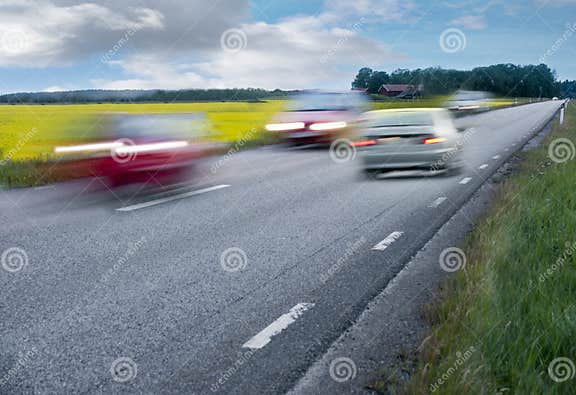 Busy country road stock image. Image of speed, motion - 20152033