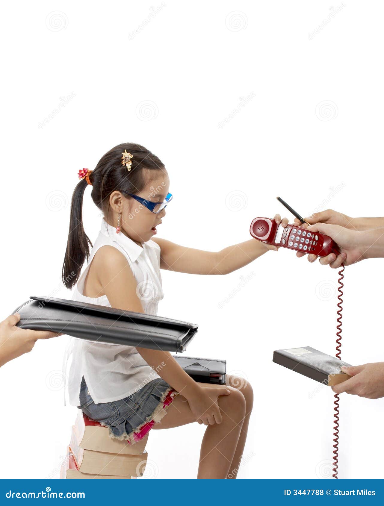 Busy day stock photo. Image of child, phone, background - 3447788