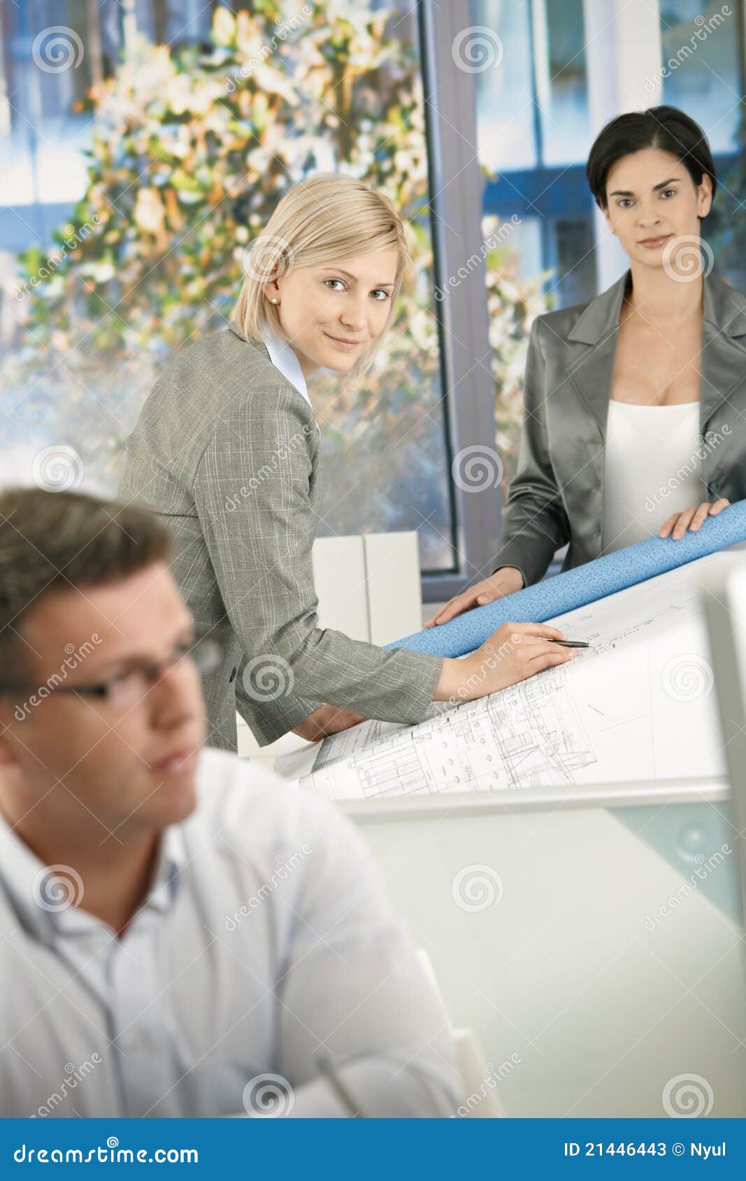 Busy designers in office stock image. Image of adult - 21446443