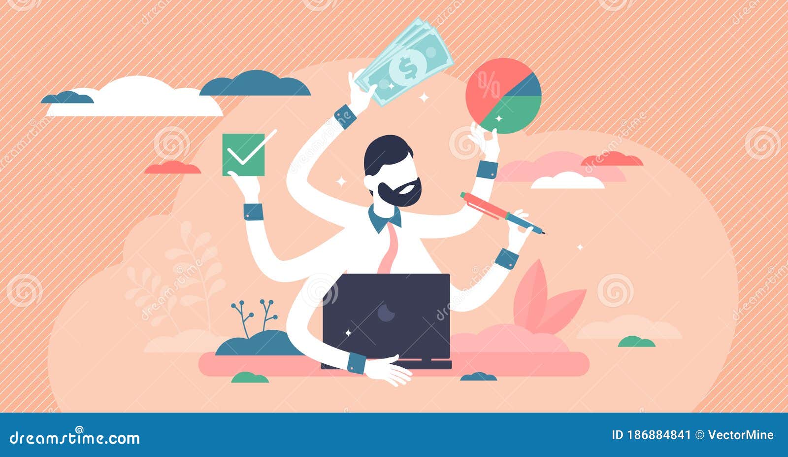 Entrepreneur Vector Linear Icon Isolated On Transparent Background ...