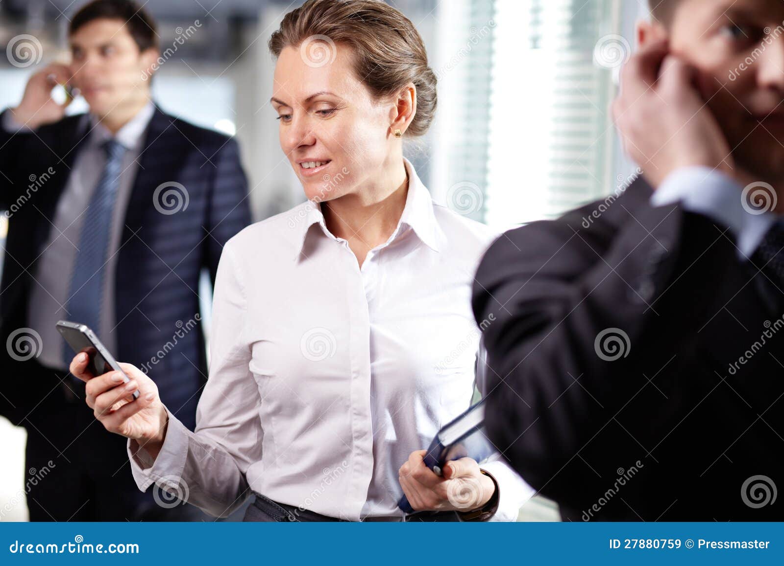 Busy female stock image. Image of beautiful, contemporary - 27880759