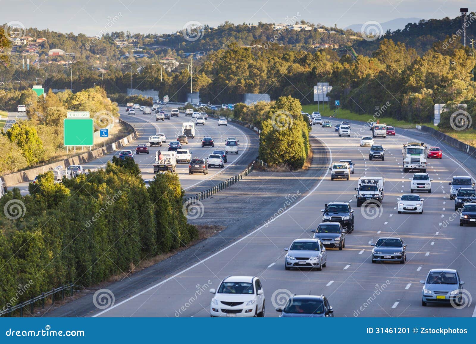 Busy highway stock image. Image of queensland, crowded - 31461201