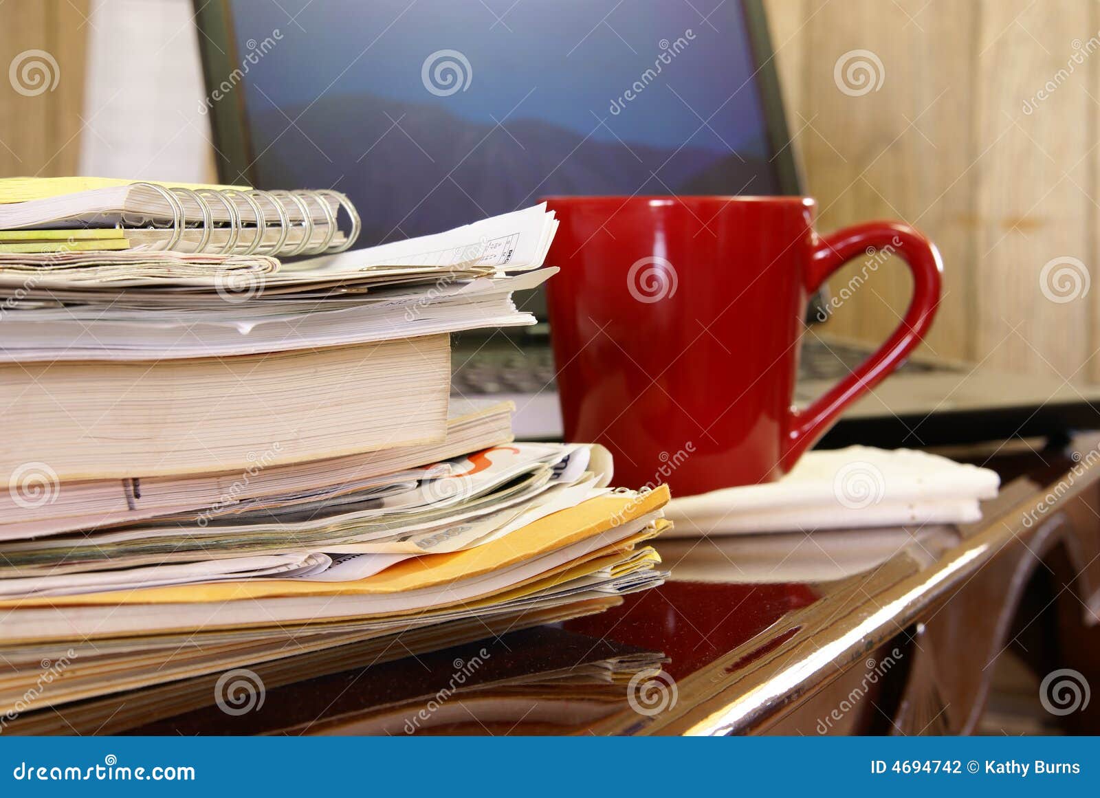 Busy Home Office stock photo. Image of screen, mobile - 4694742