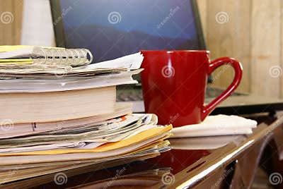 Busy Home Office stock photo. Image of screen, mobile - 4694742