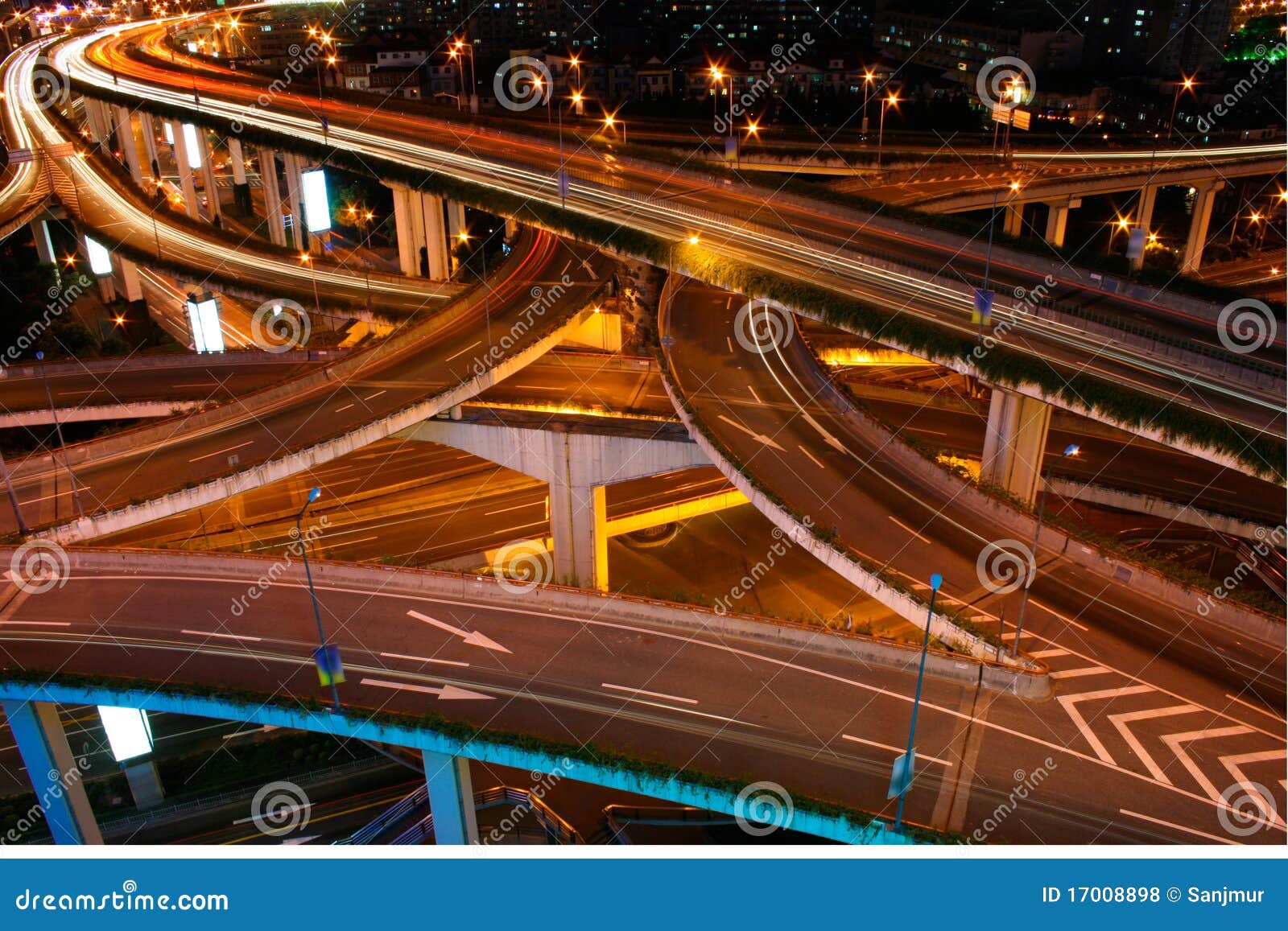 Busy Intersection stock photo. Image of downtown, drive - 17008898