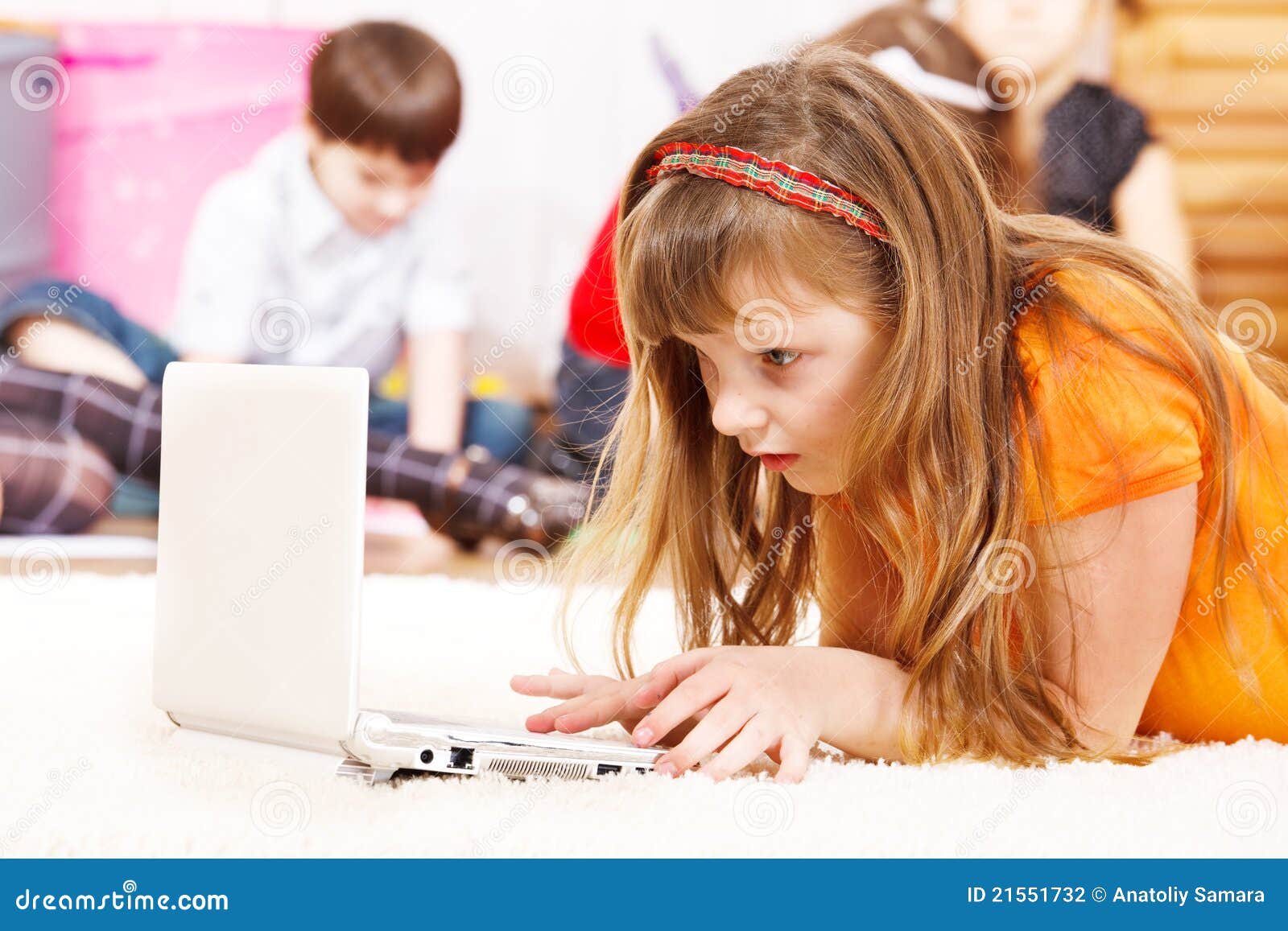 Busy kid stock photo. Image of computer, busy, attention - 21551732